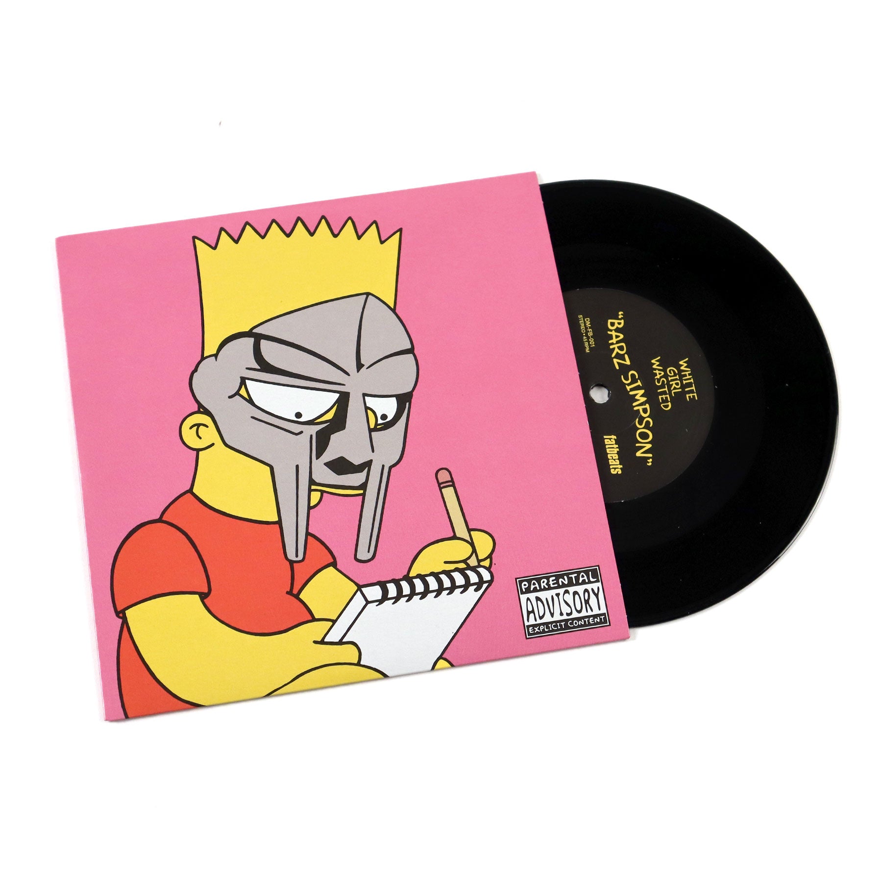 White Girl Wasted: Barz Simpson (MF Doom, Jay Electronica) Vinyl 7" - — TurntableLab.com