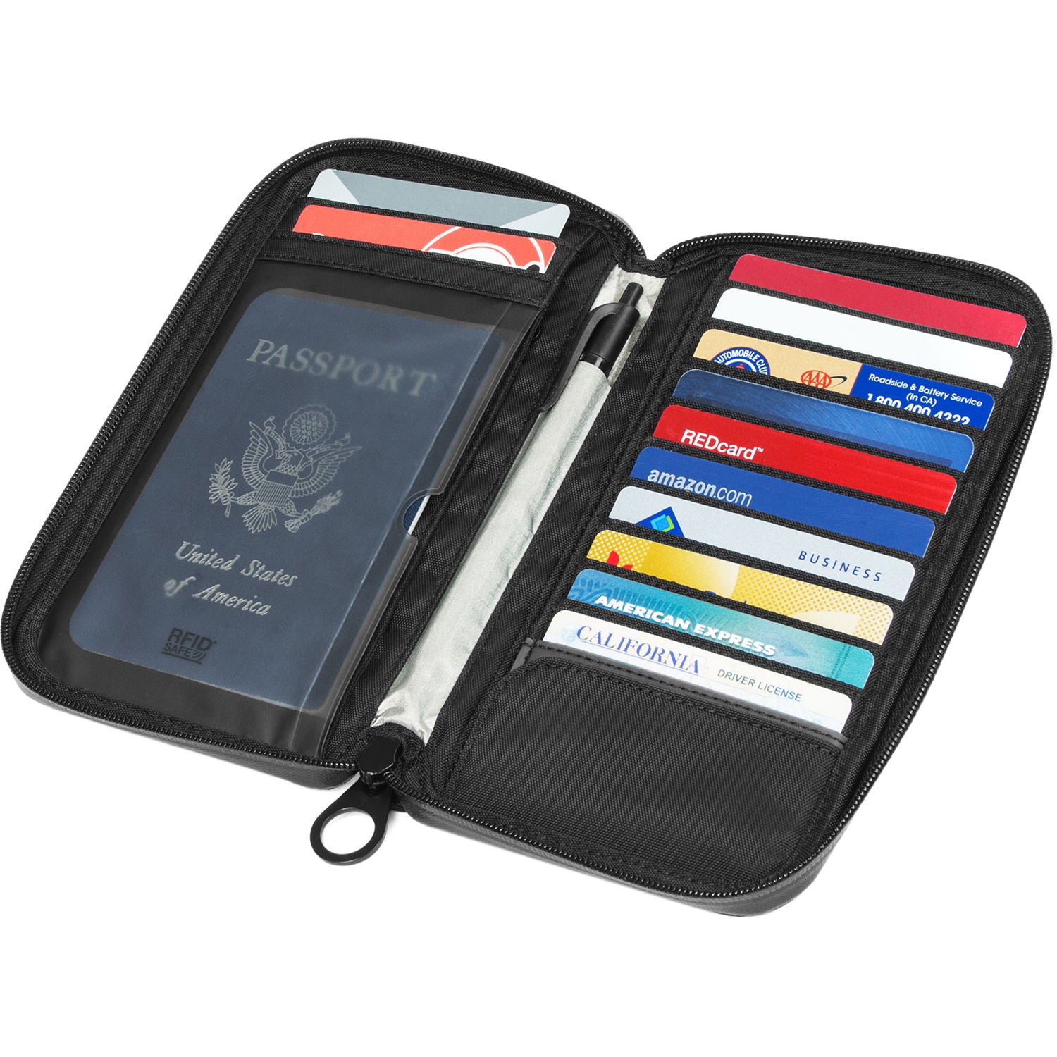 Incase: Travel Passport Zip Wallet - Diamond Wire Black (CL90022 ...