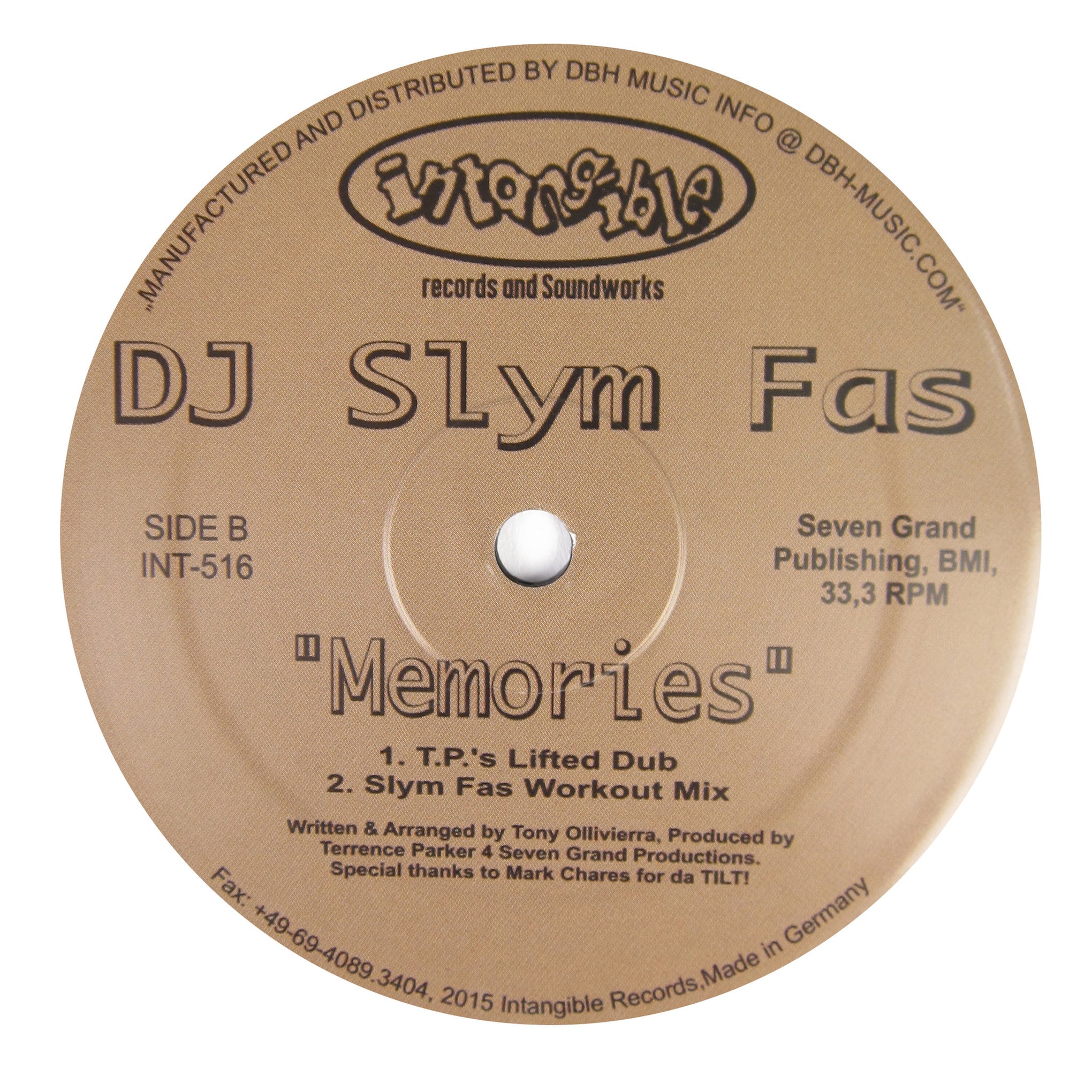 DJ Slym Fas: Hula Hoop Dance / Memories Vinyl 12" — TurntableLab.com