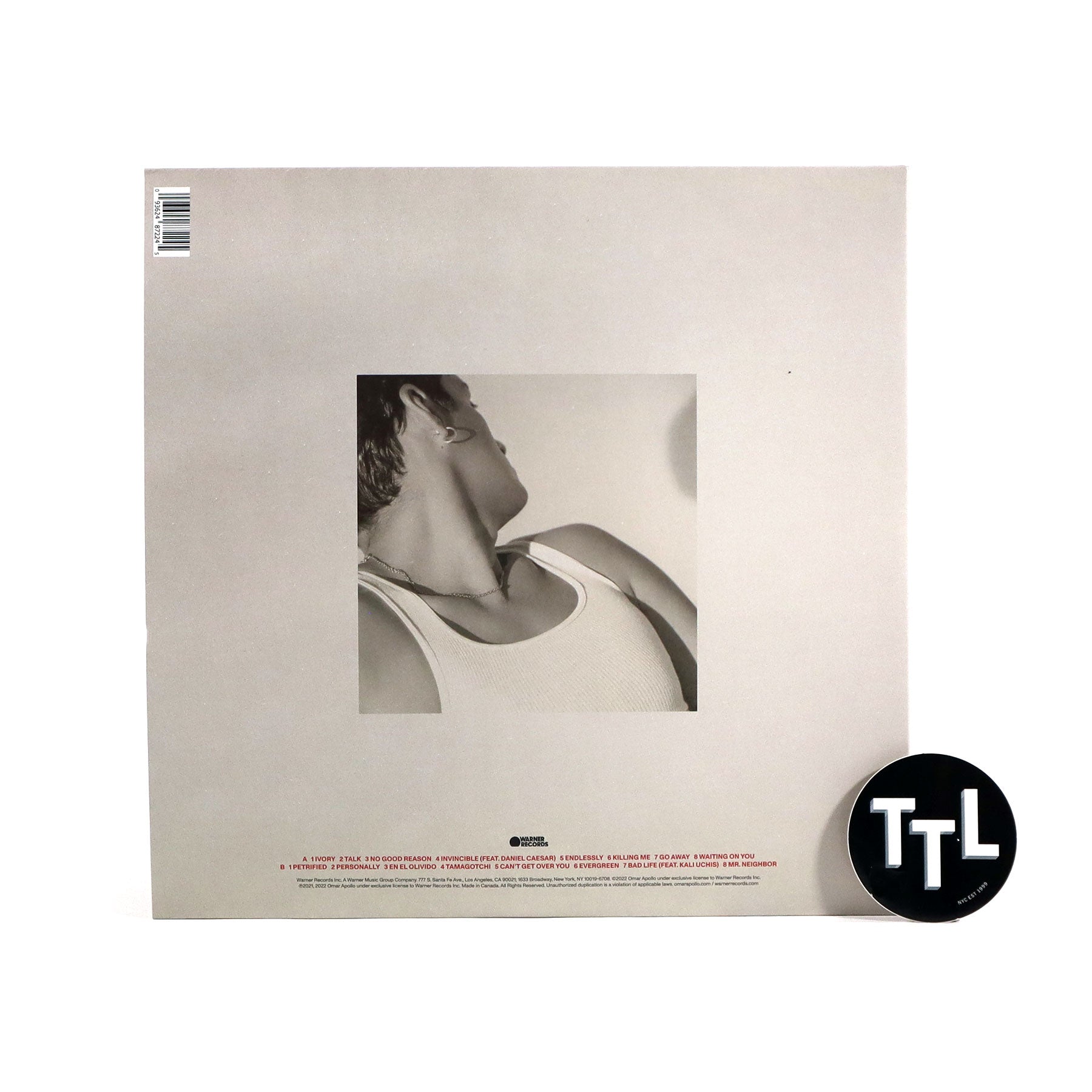 Omar Apollo: Ivory Vinyl LP — TurntableLab.com