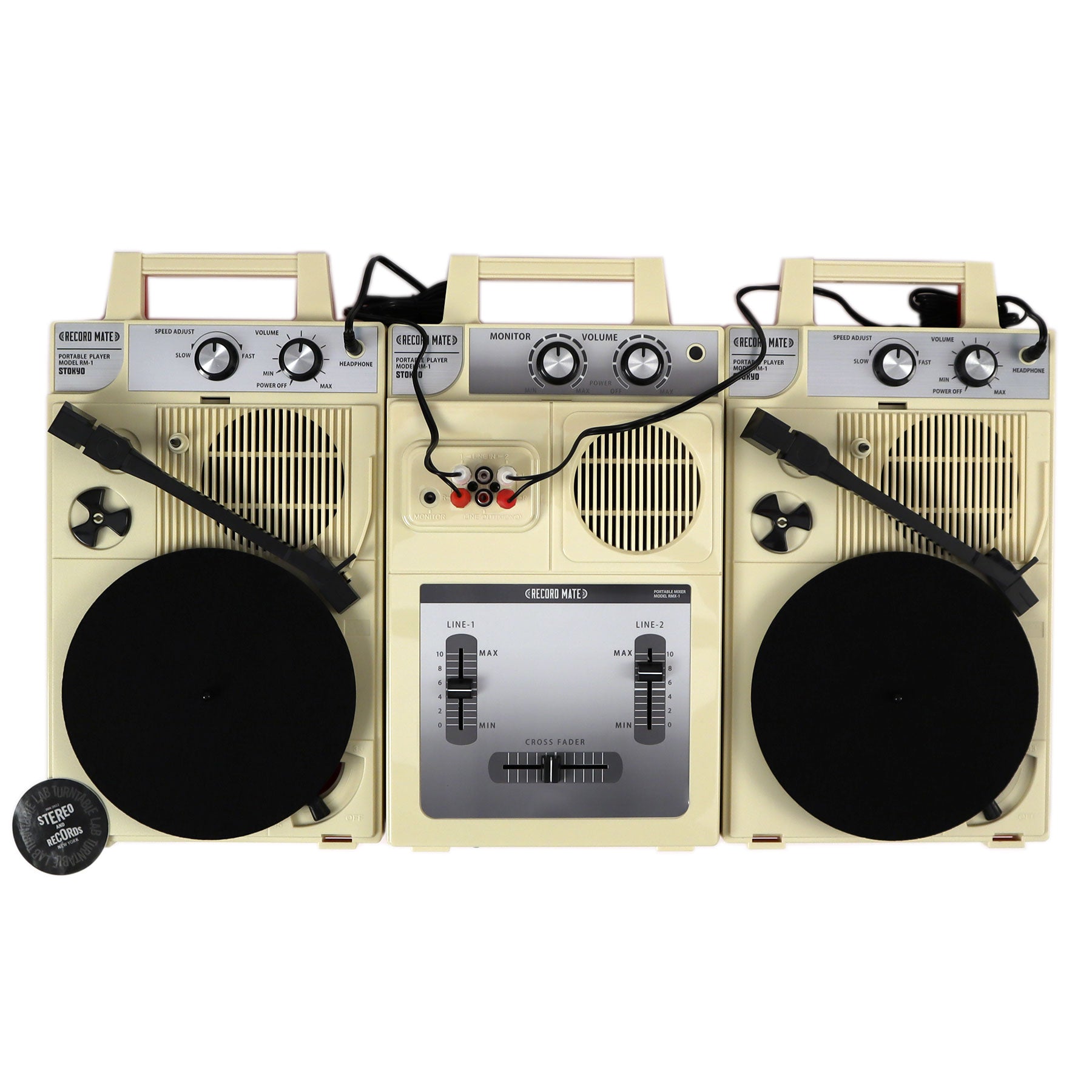 Stokyo: Complete Portable DJ Set (2x RM-1 Turntables, 1x RMX-1 Mixer ...