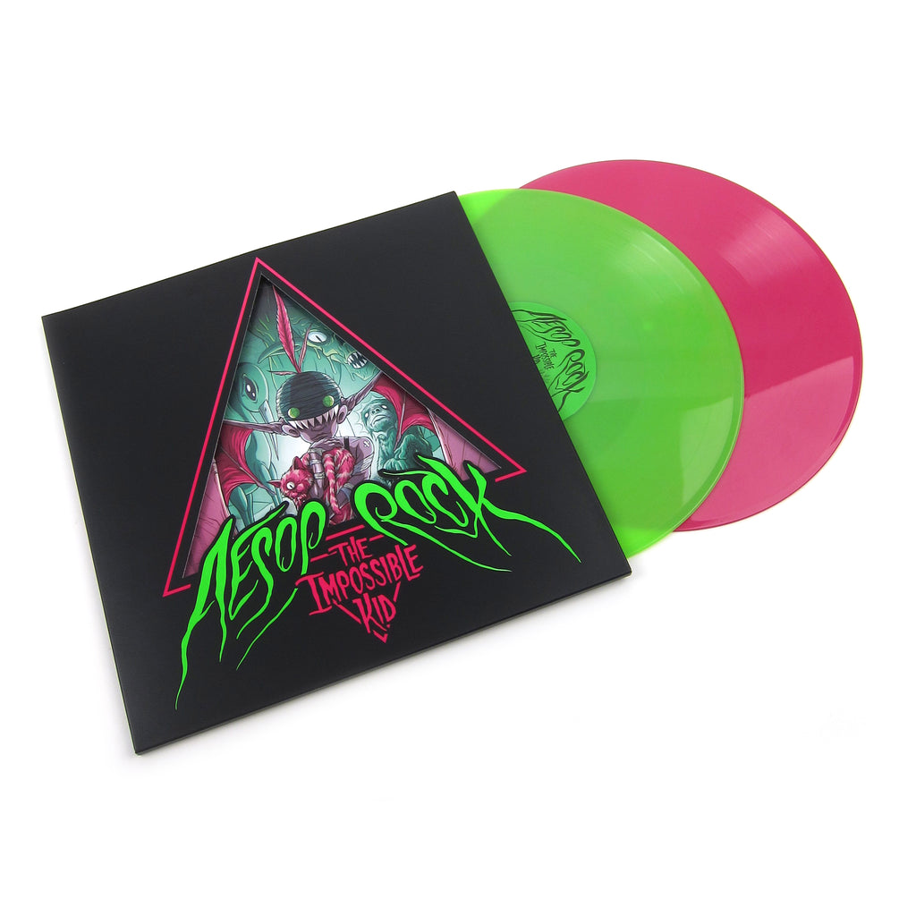 Aesop Rock: The Impossible Kid (Neon Green + Pink Vinyl) Vinyl 2LP ...