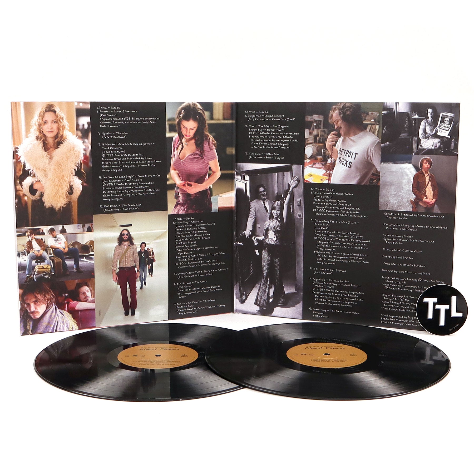 Almost Famous: Almost Famous Original Soundtrack (180g) Vinyl 2LP ...