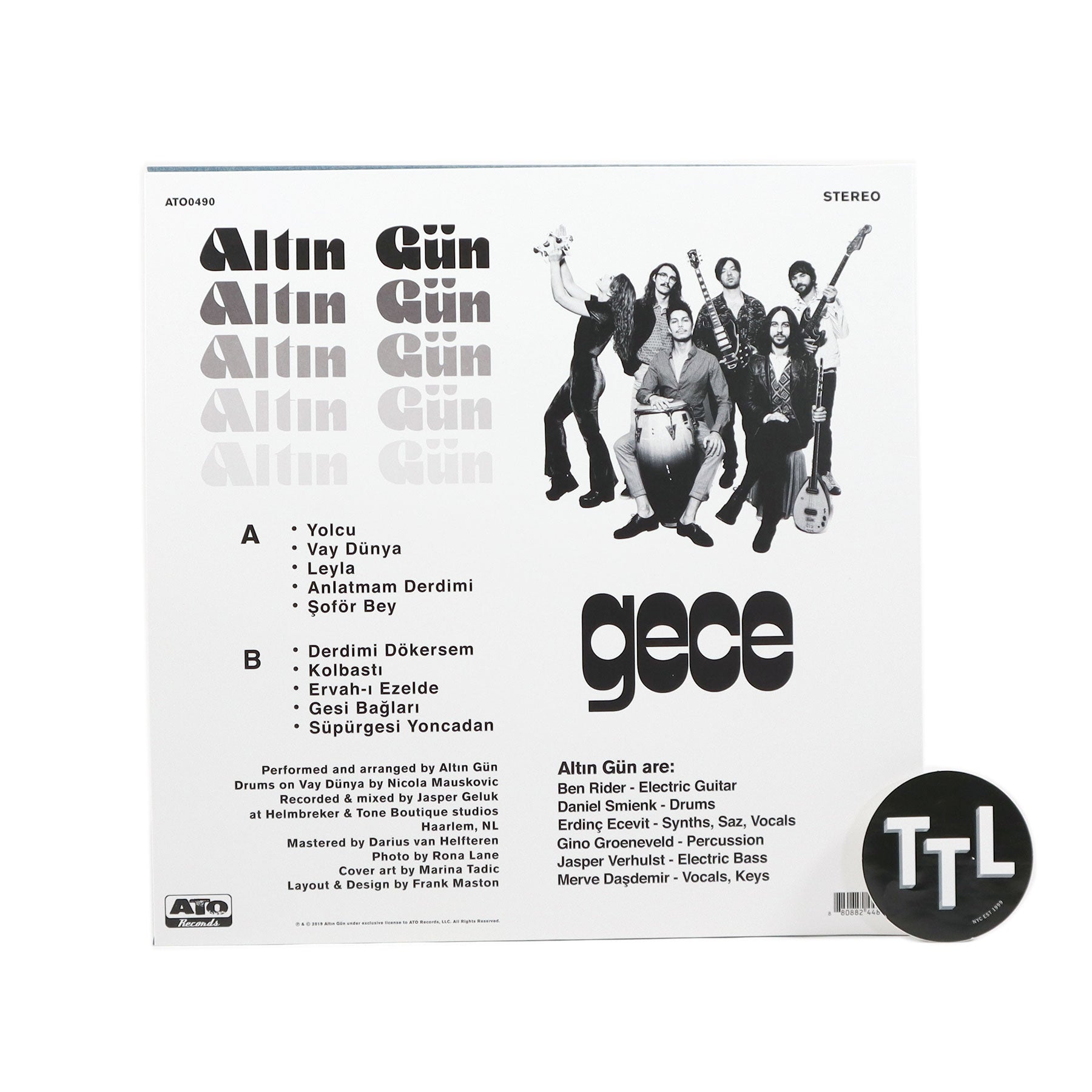 Altin Gun: Gece (Blue Colored Vinyl) Vinyl LP — TurntableLab.com