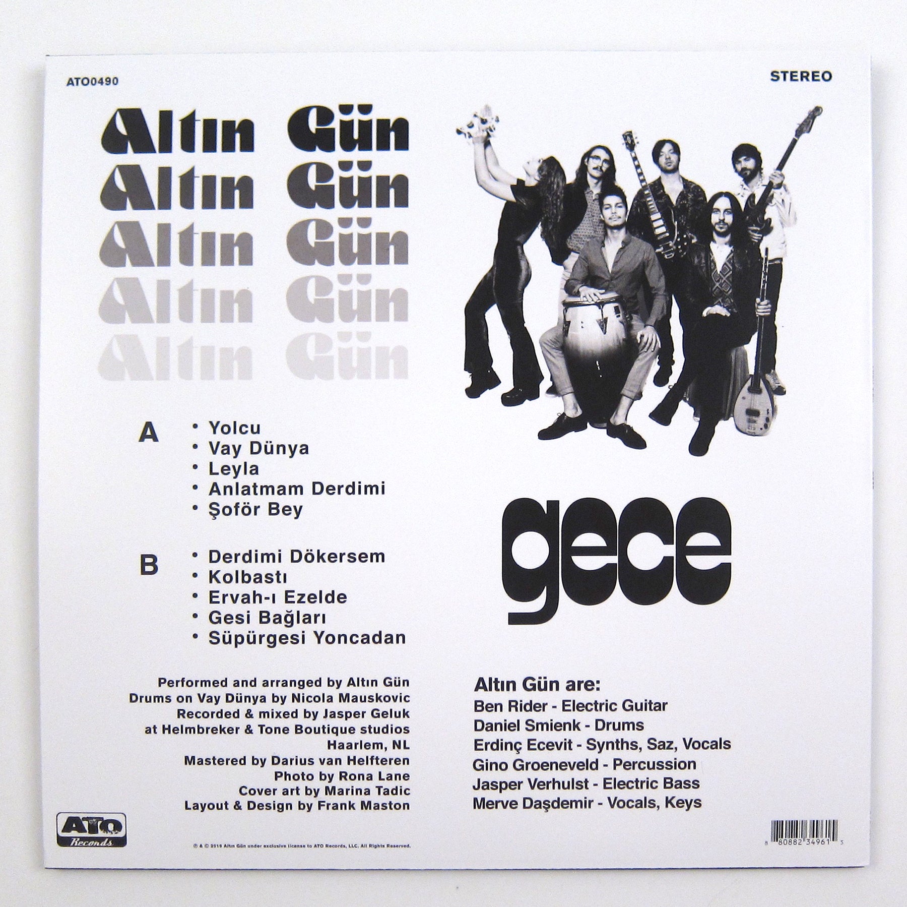 Altin Gun: Gece (Indie Exclusive Cream Colored Vinyl) Vinyl LP ...