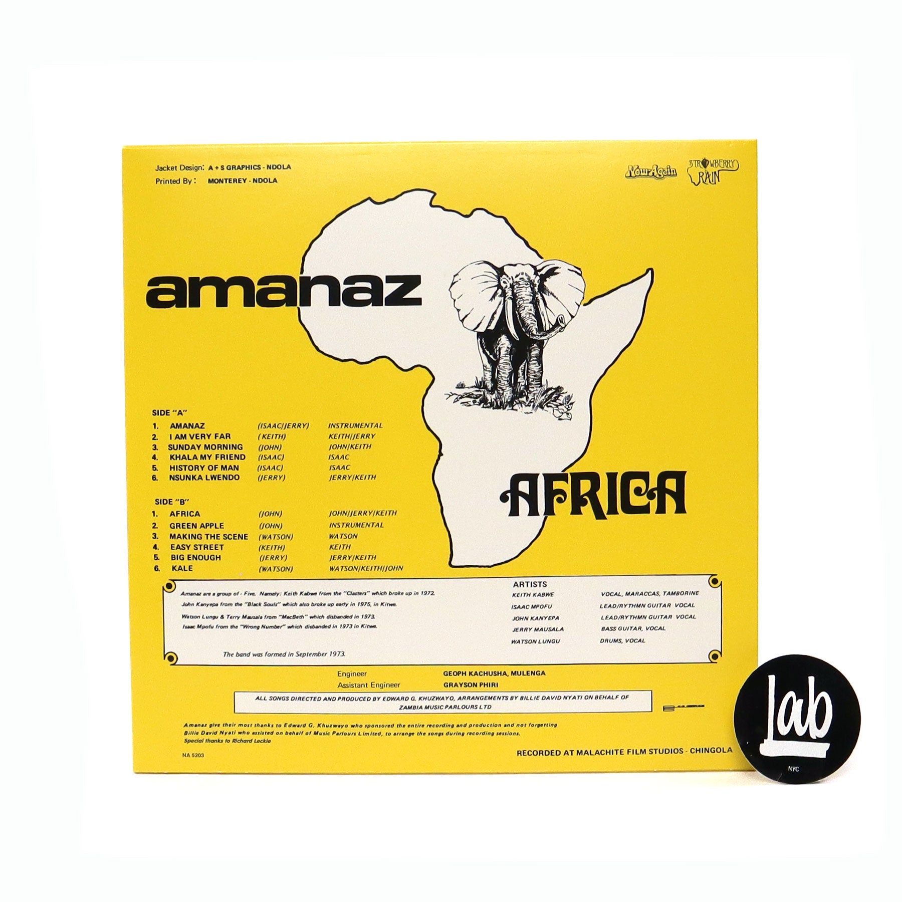 Amanaz: Africa Vinyl LP — TurntableLab.com