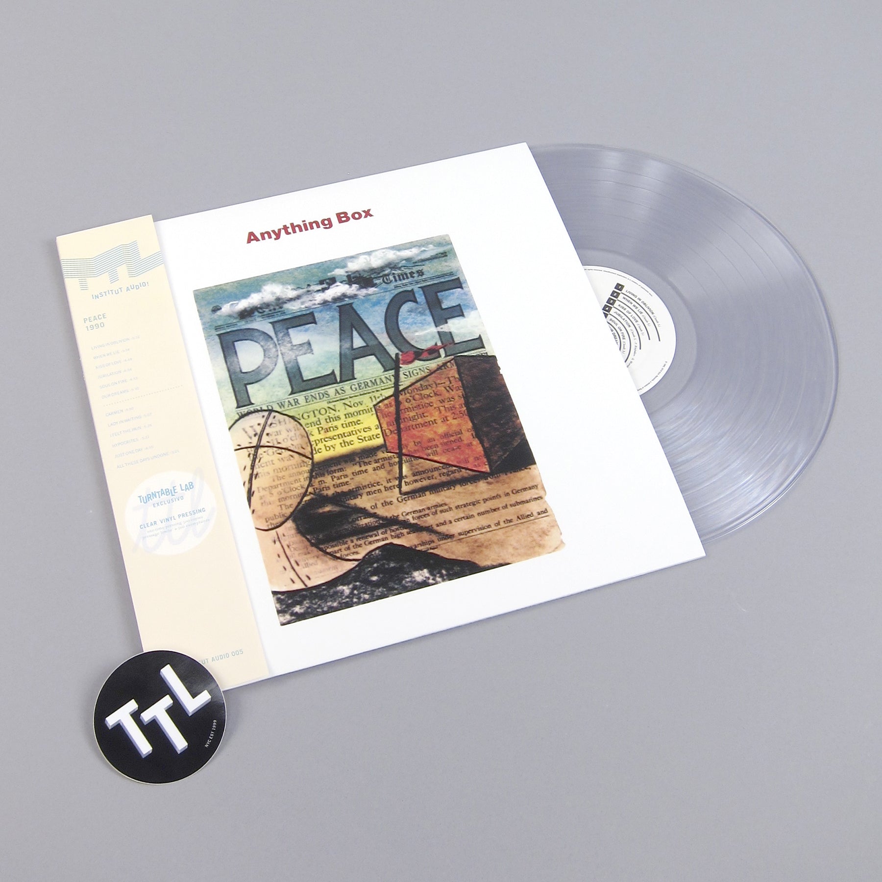 Anything Box: Peace (Clear Colored Vinyl) Vinyl LP - Turntable Lab Exc ...