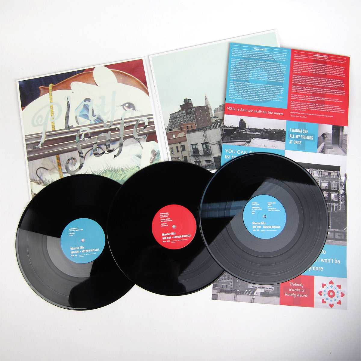 Master Mix - Red Hot + Arthur Russell (Free MP3) Vinyl 3LP ...