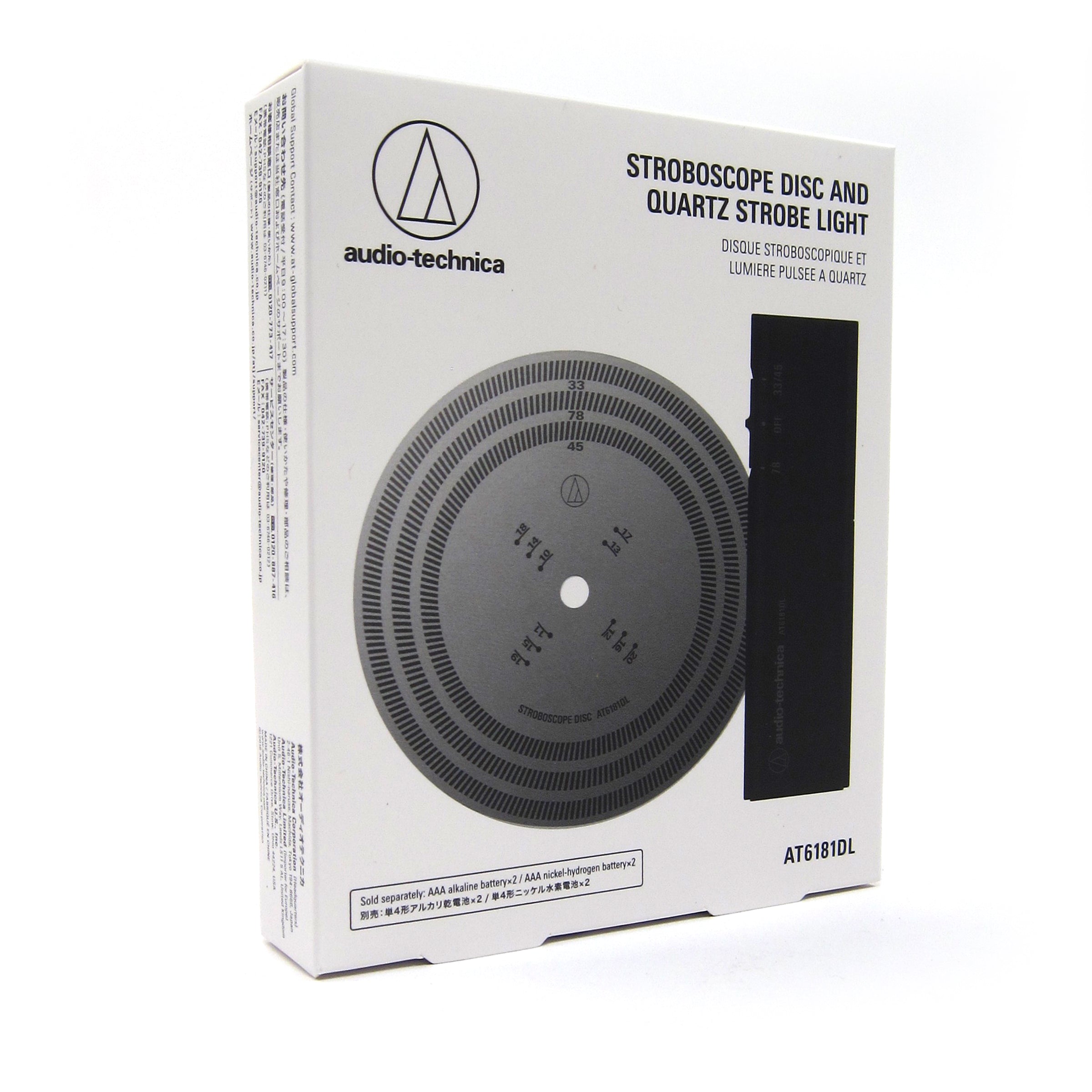 Audio-Technica: AT6181DL Stroboscopic Disc + Strobe Light Kit for Turn ...