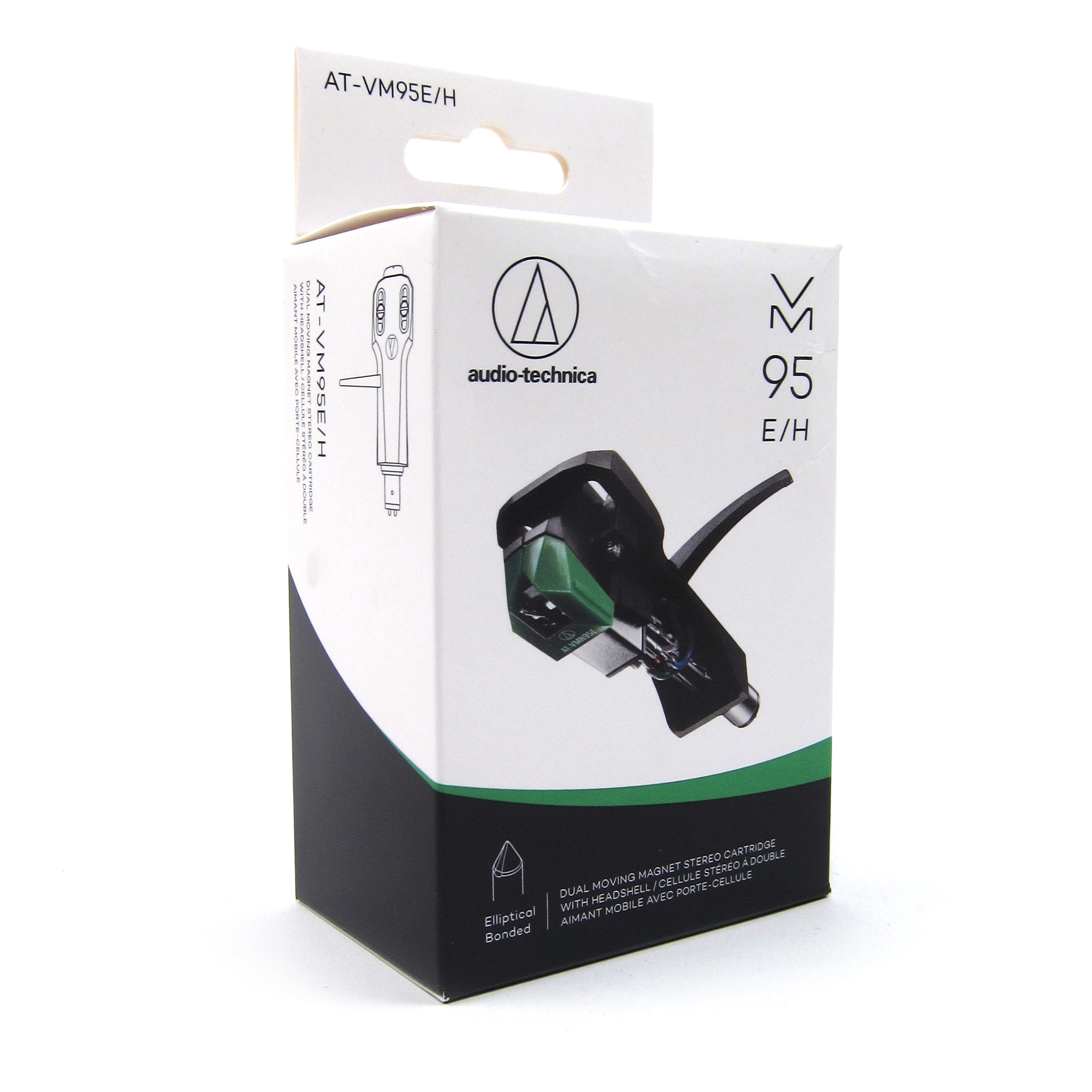 Audio-Technica: AT-VM95E/H Mounted Cartridge & Headshell Combo ...