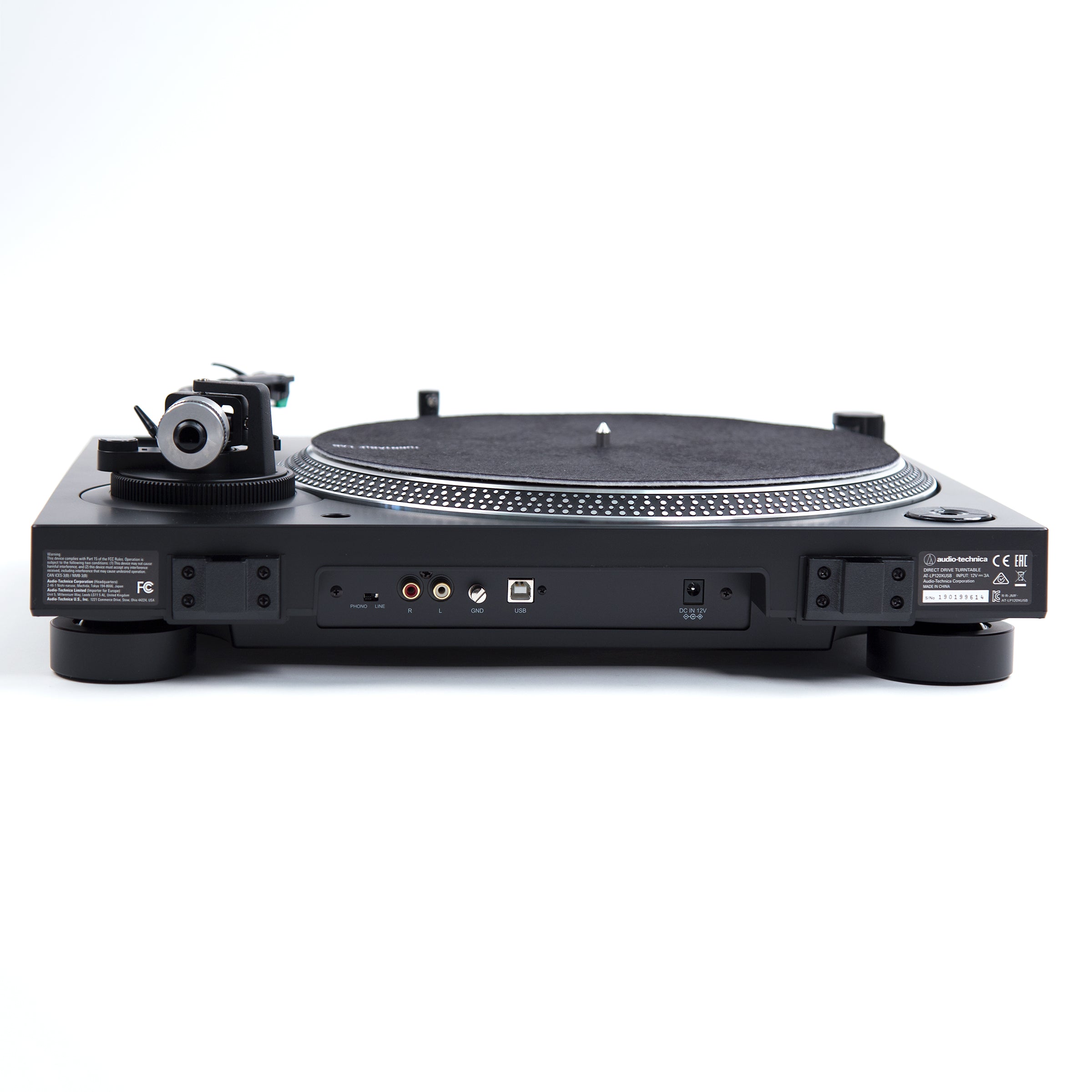Audio-Technica: AT-LP120XUSB-BK Direct Drive Turntable — TurntableLab.com