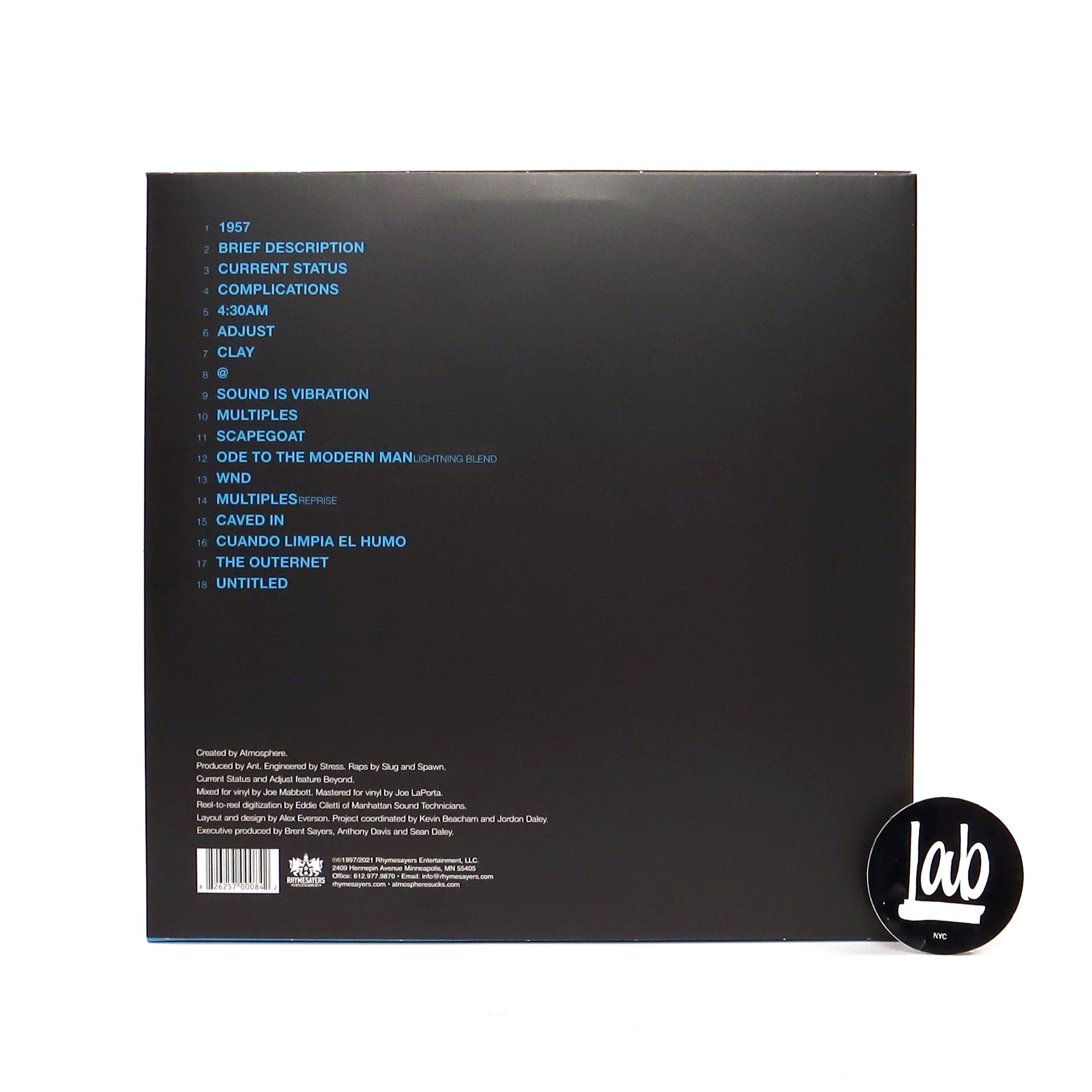 Atmosphere: Overcast! Vinyl 2LP — TurntableLab.com