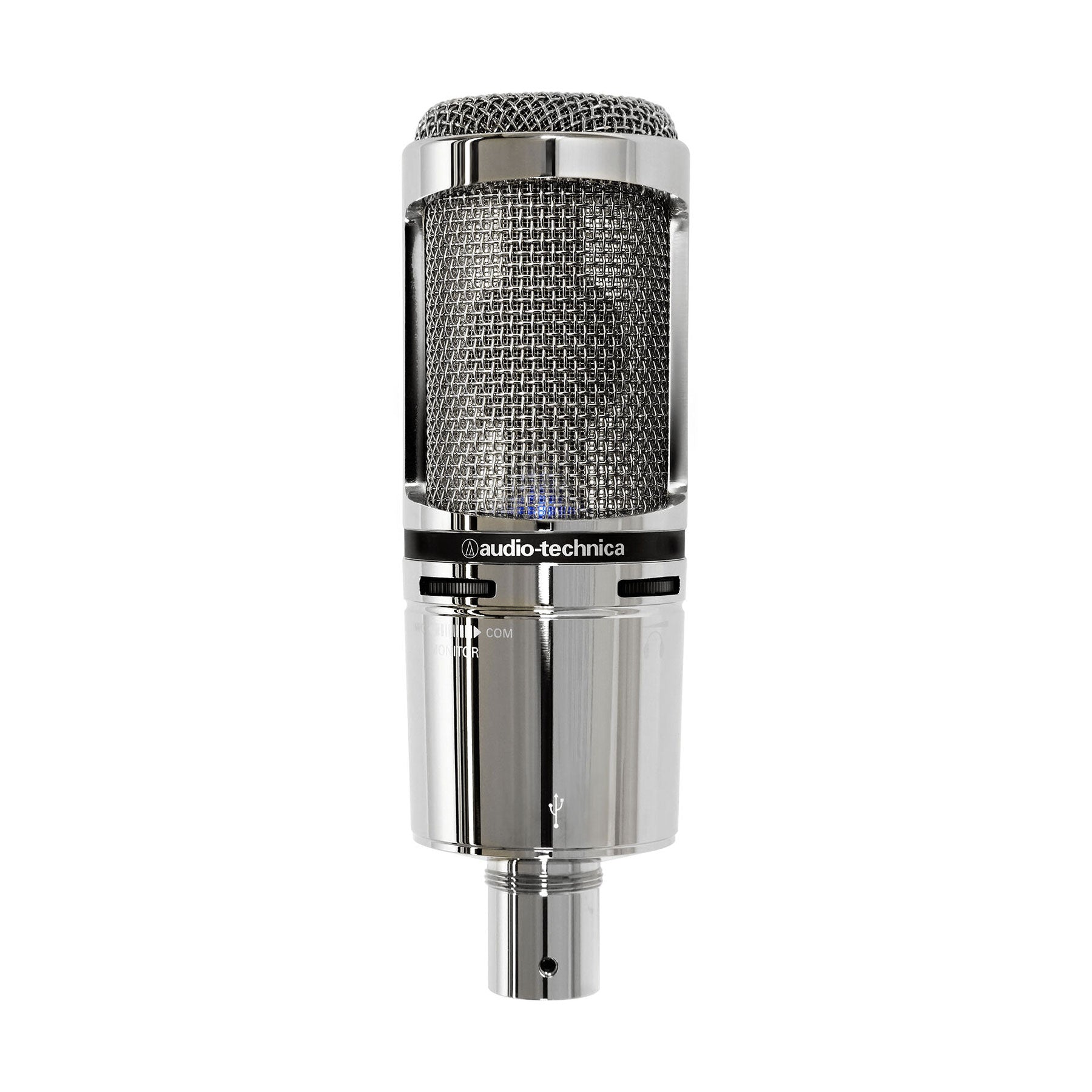 Audio-Technica Pro: AT2020USB+ USB Microphone - Limited Edition Chrome ...