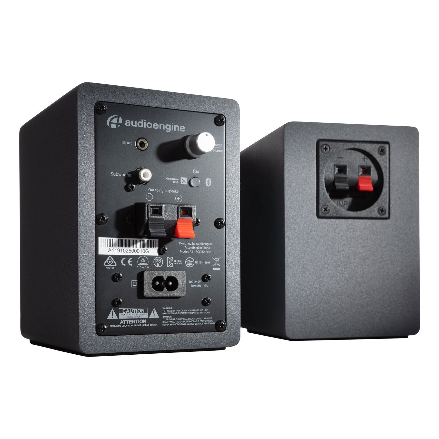 Audioengine: A1 Wireless Speaker - Grey (Pair) — TurntableLab.com