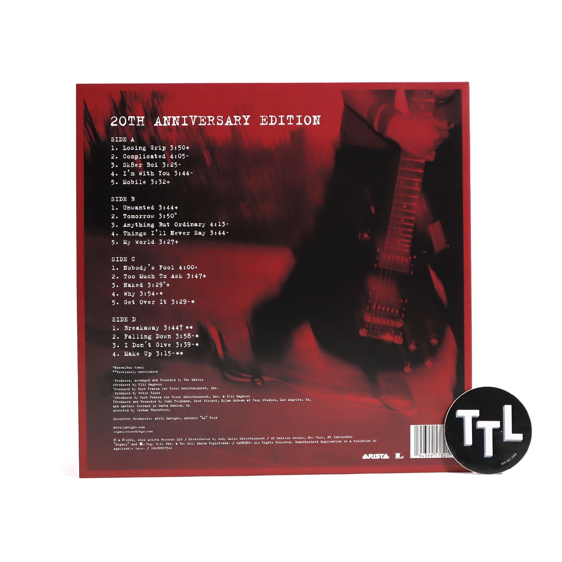 Avril Lavigne: Let Go - 20th Anniversary Edition Vinyl 2LP ...