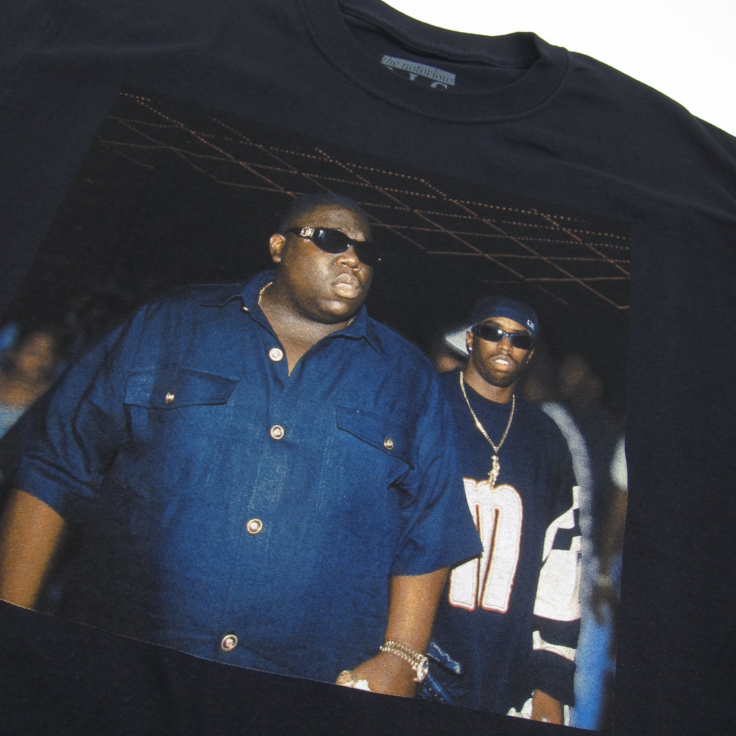 The Notorious B.I.G.: Biggie & Puff Club Shirt - Black — TurntableLab.com