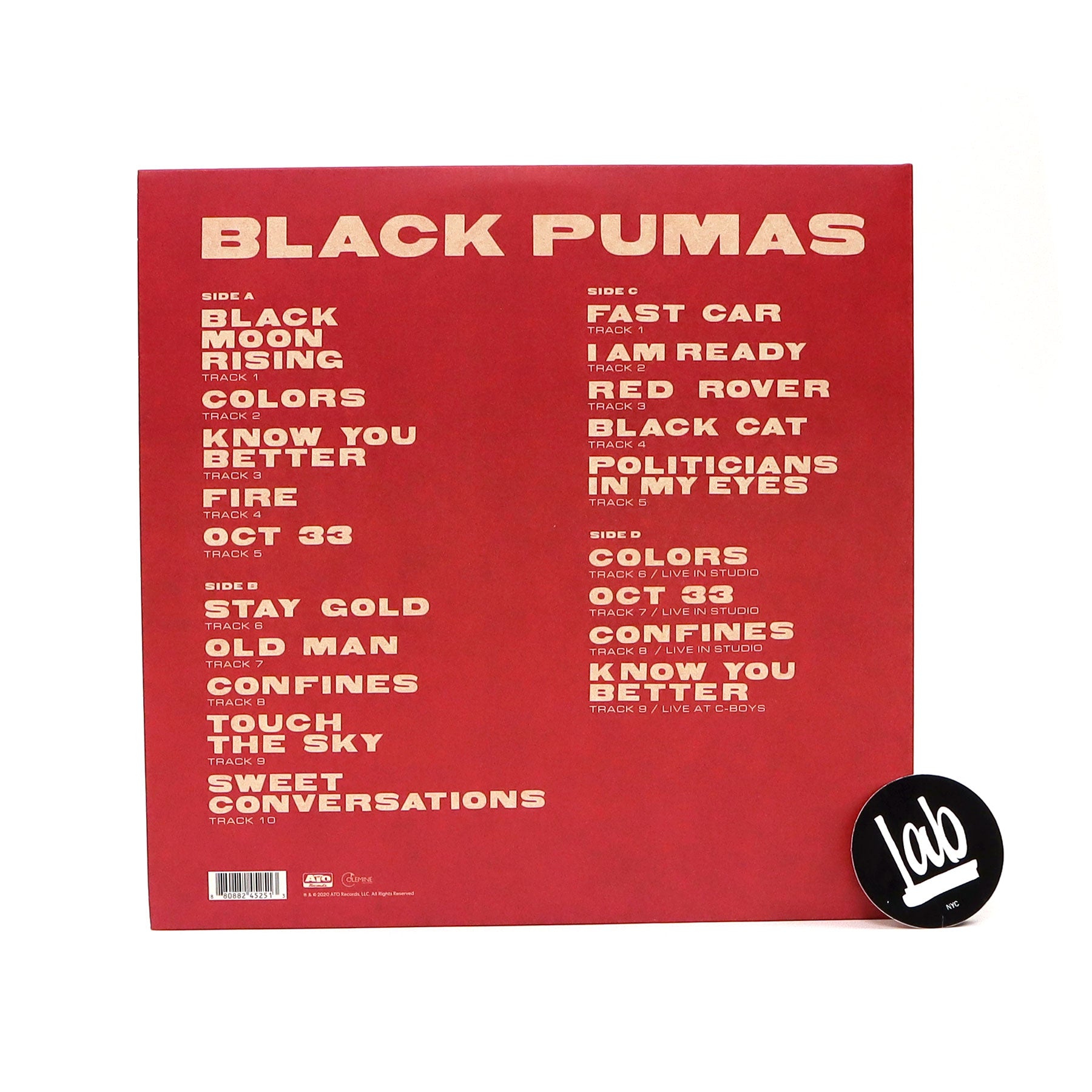 Black Pumas: Black Pumas - Deluxe Edition (Colored Vinyl) Vinyl 2LP ...