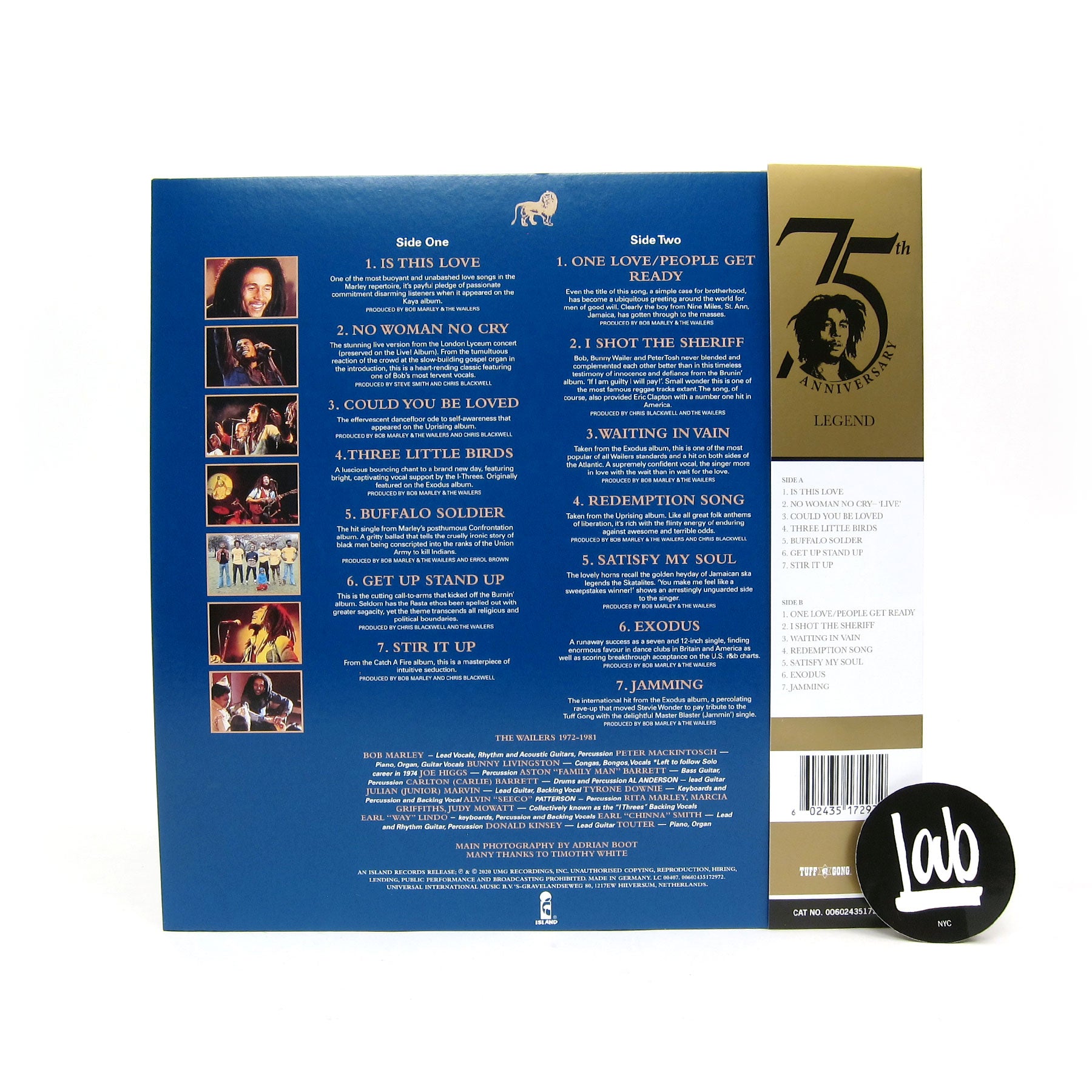 Bob Marley & The Wailers: Legend (Abbey Road Half-Speed Master) Vinyl — TurntableLab.com