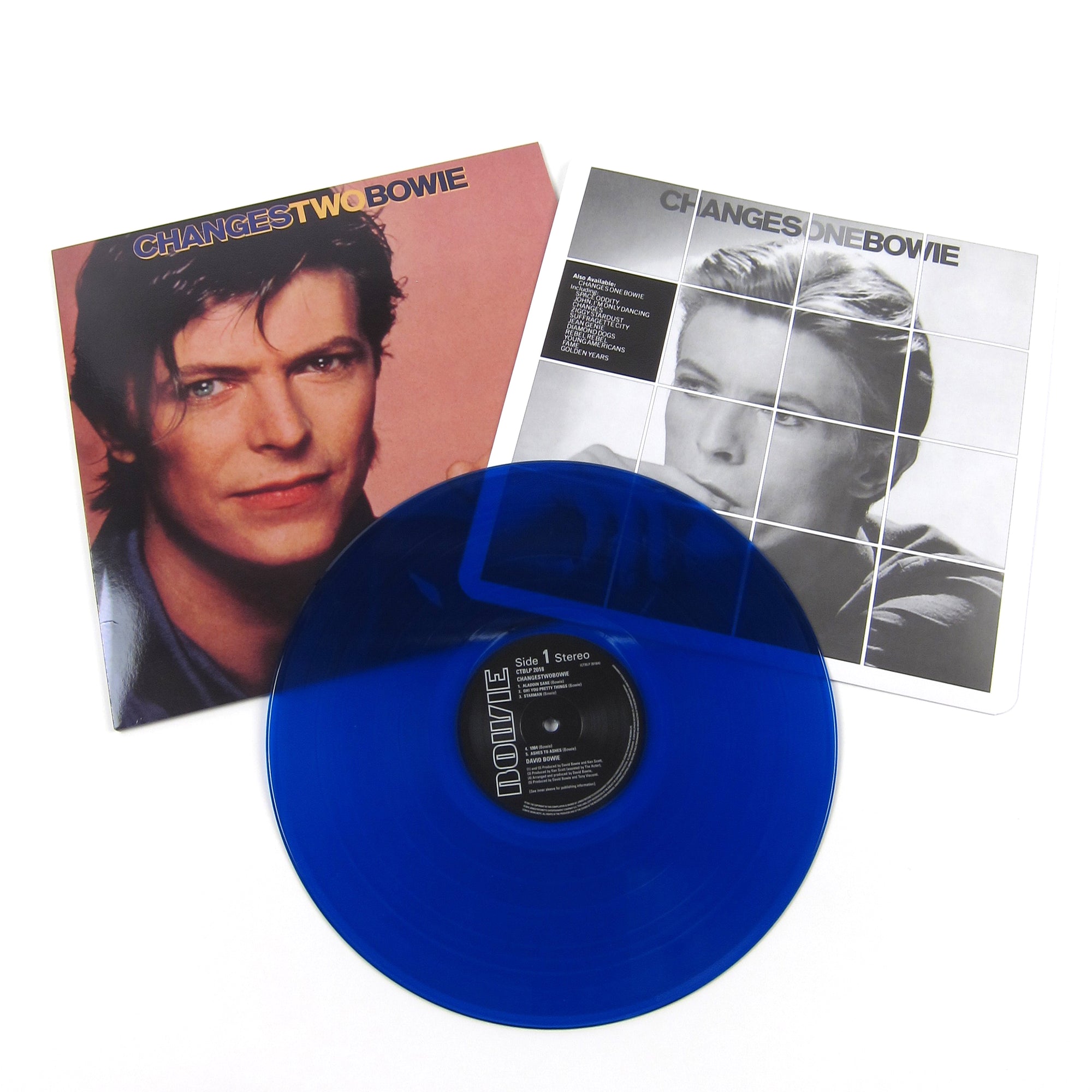David Bowie: Changestwobowie (Translucent Blue Vinyl) Vinyl LP ...
