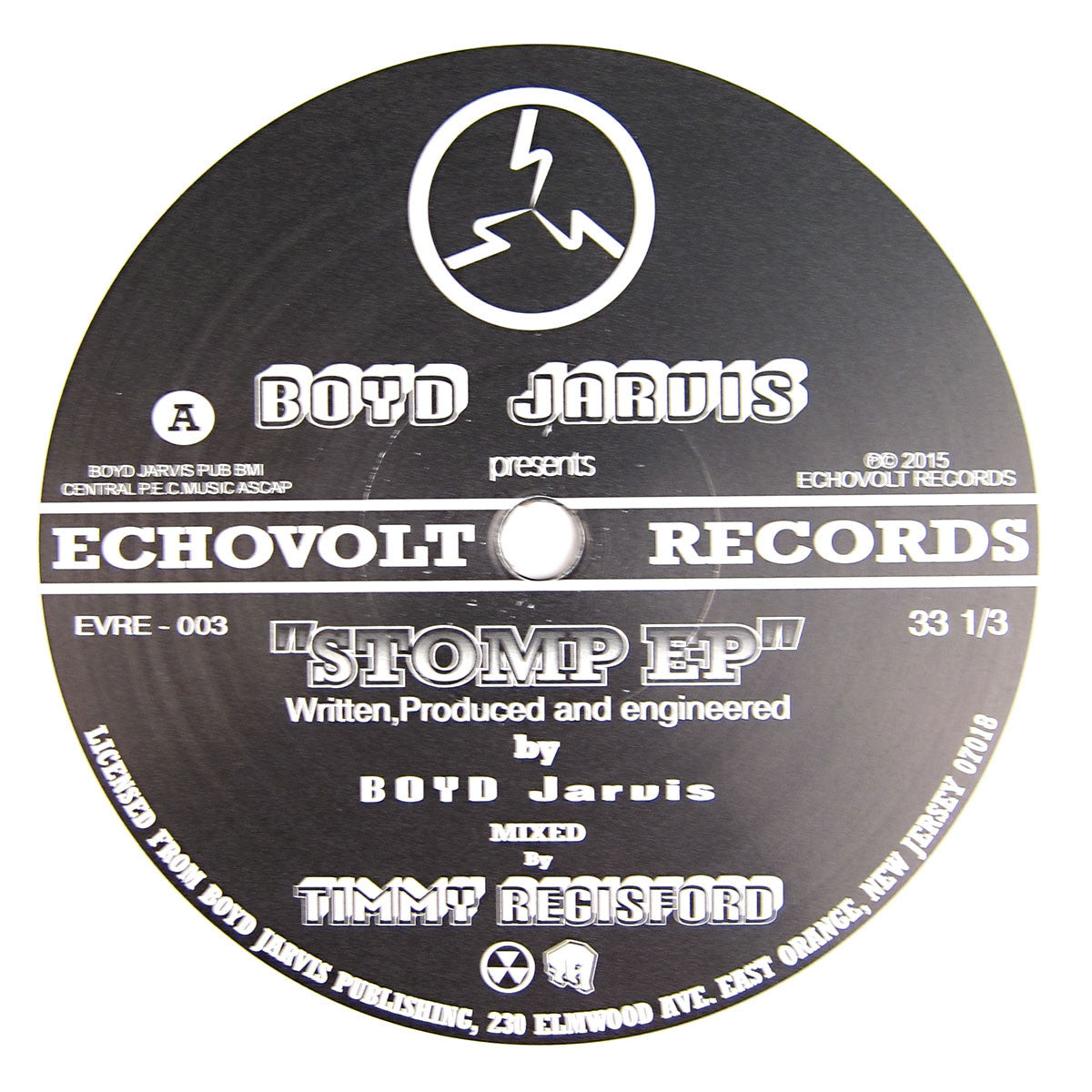 Boyd Jarvis: Stomp EP Vinyl 12" — TurntableLab.com