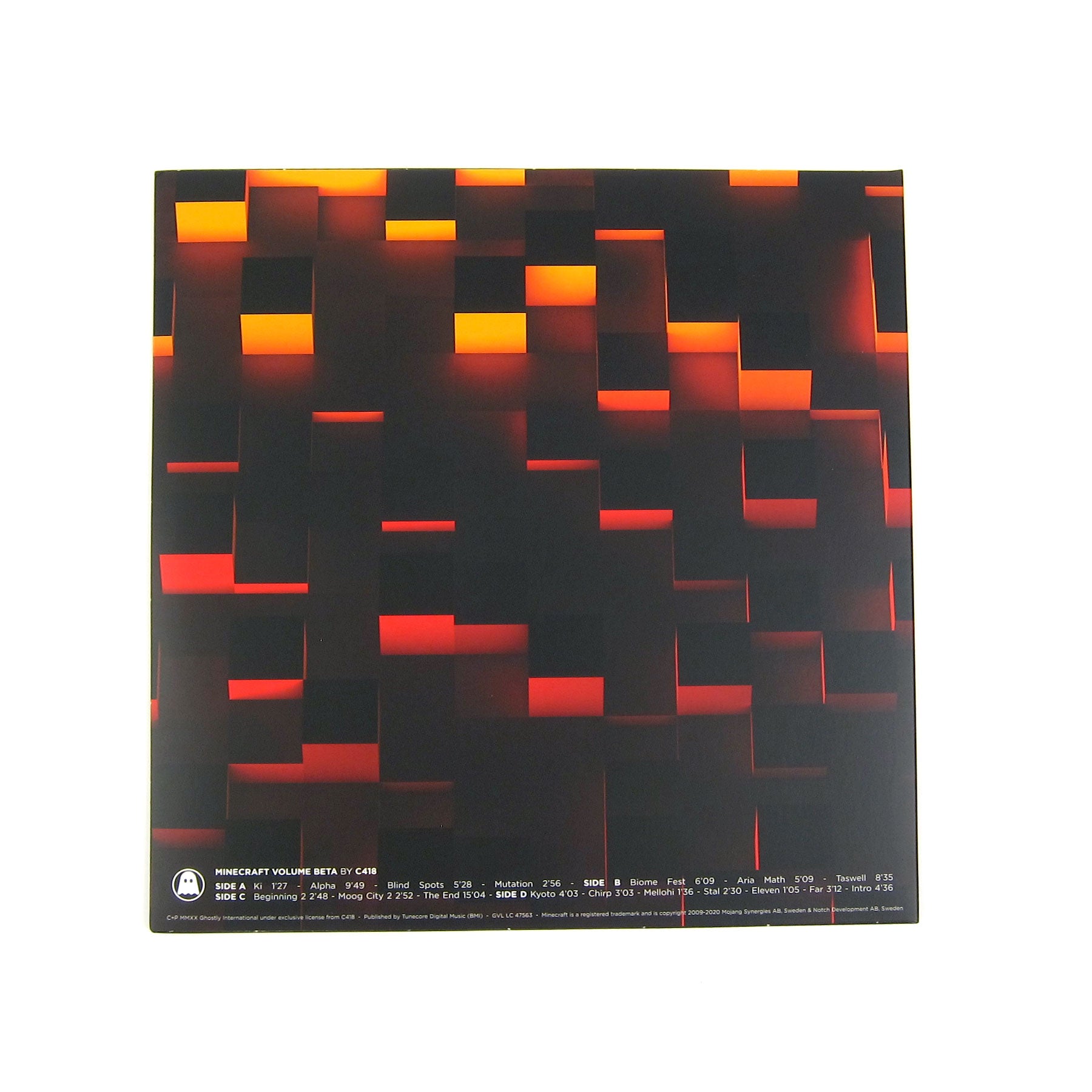 C418: Minecraft Volume Beta (Fire Splatter Colored Vinyl) Vinyl 2LP ...