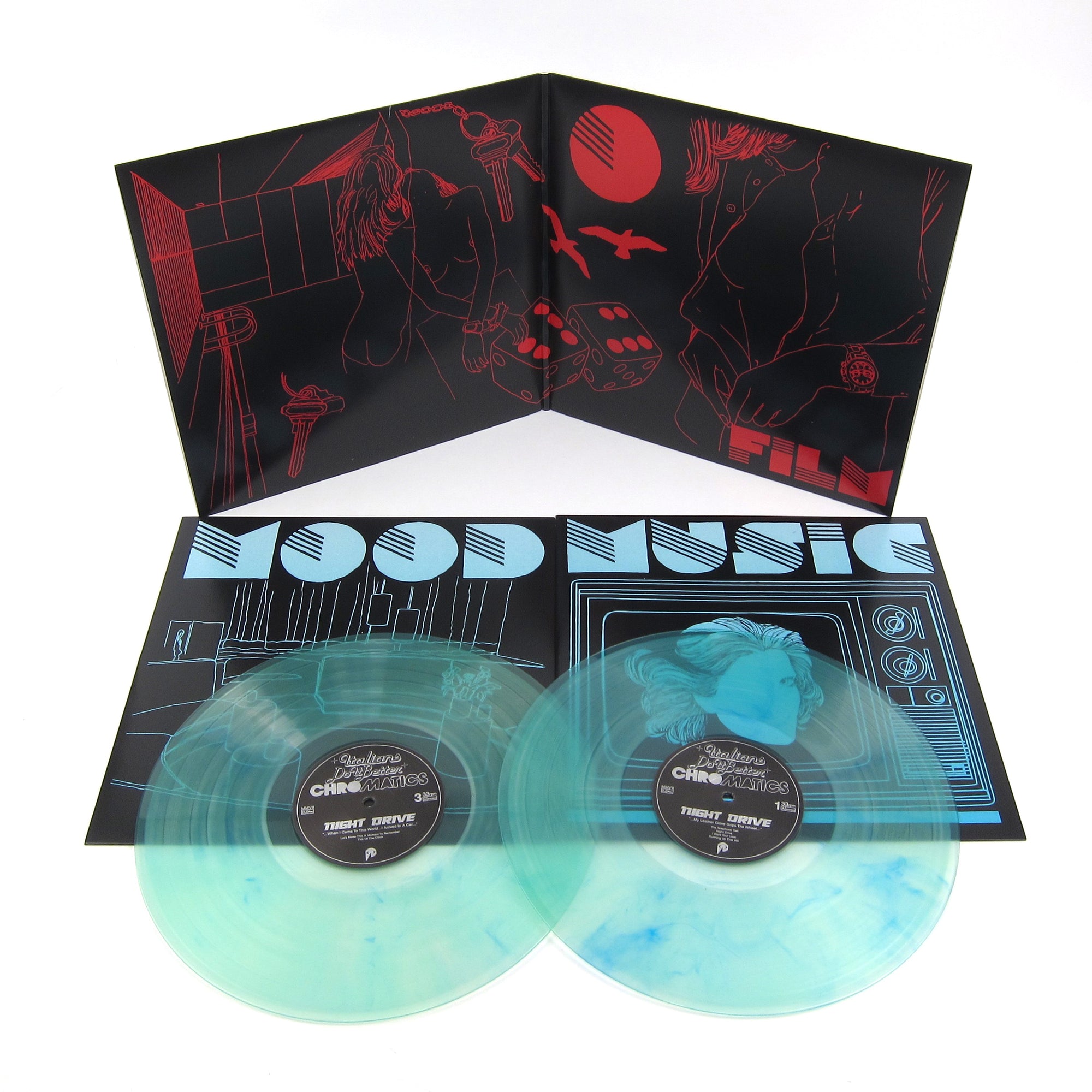 Chromatics: Night Drive Ten Year Remastered Edition (180g, Blue Mist C ...