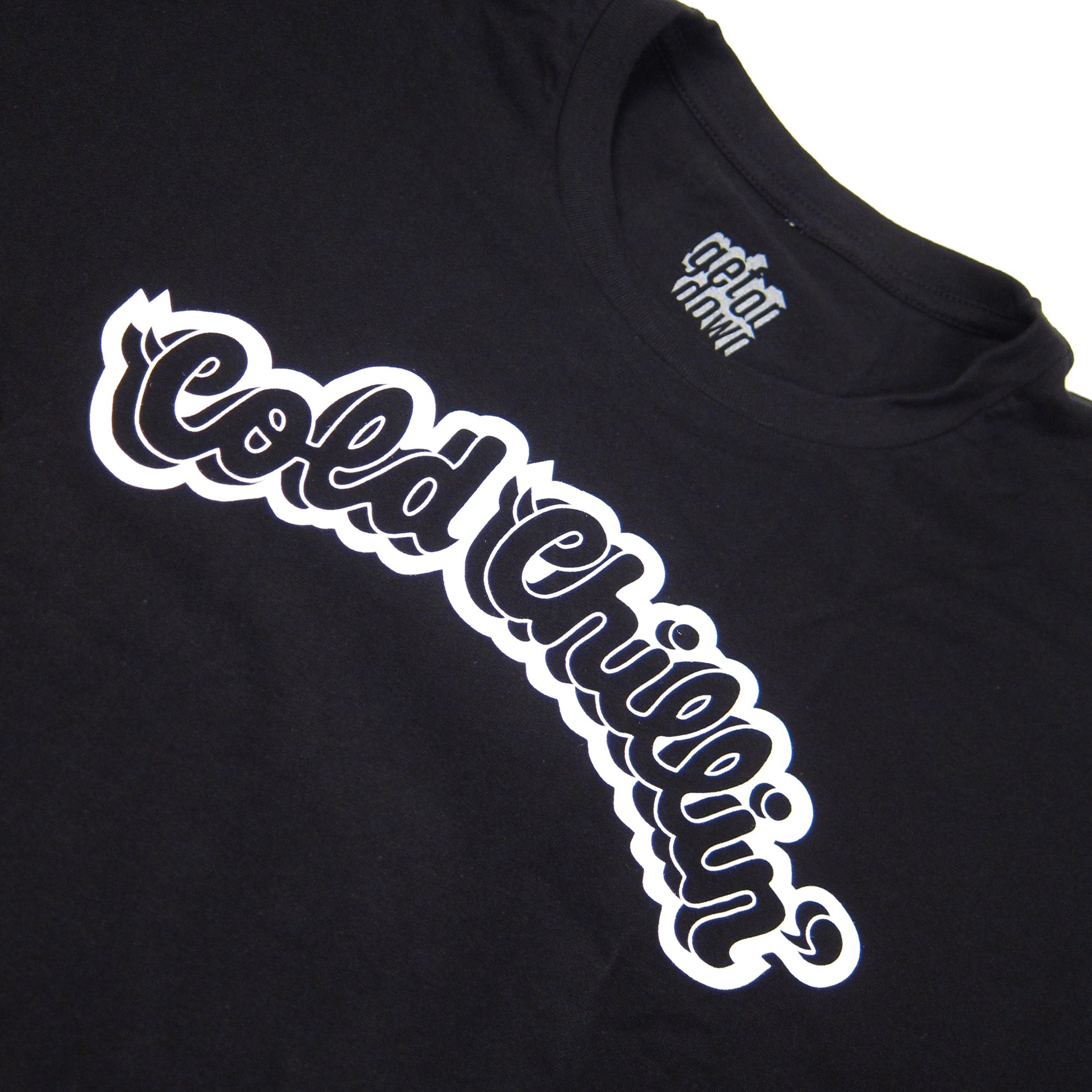 Cold Chillin': Logo Shirt - Black / White — TurntableLab.com