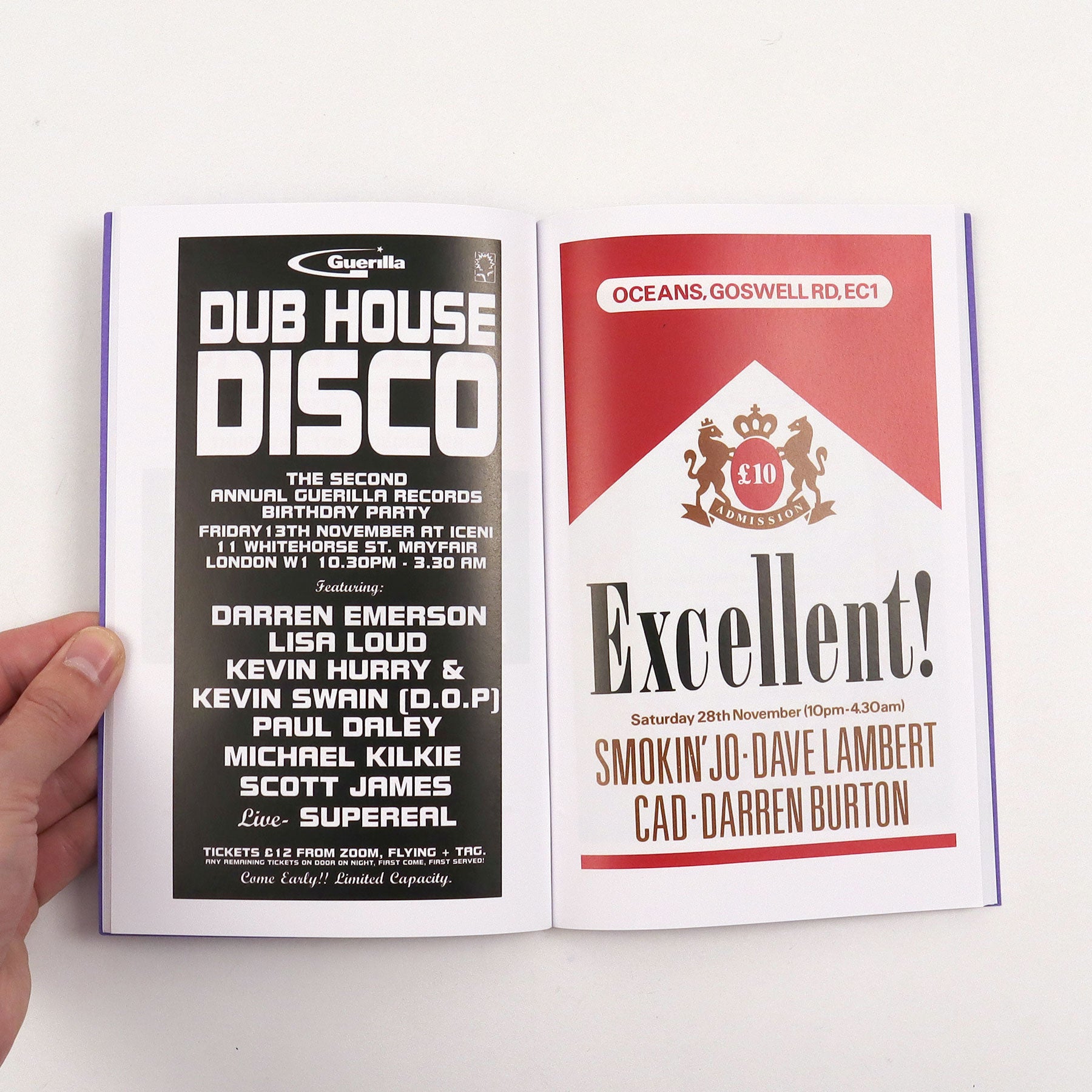 Colpa Press: Rave Flyer Zine Pack (UK + London) — TurntableLab.com