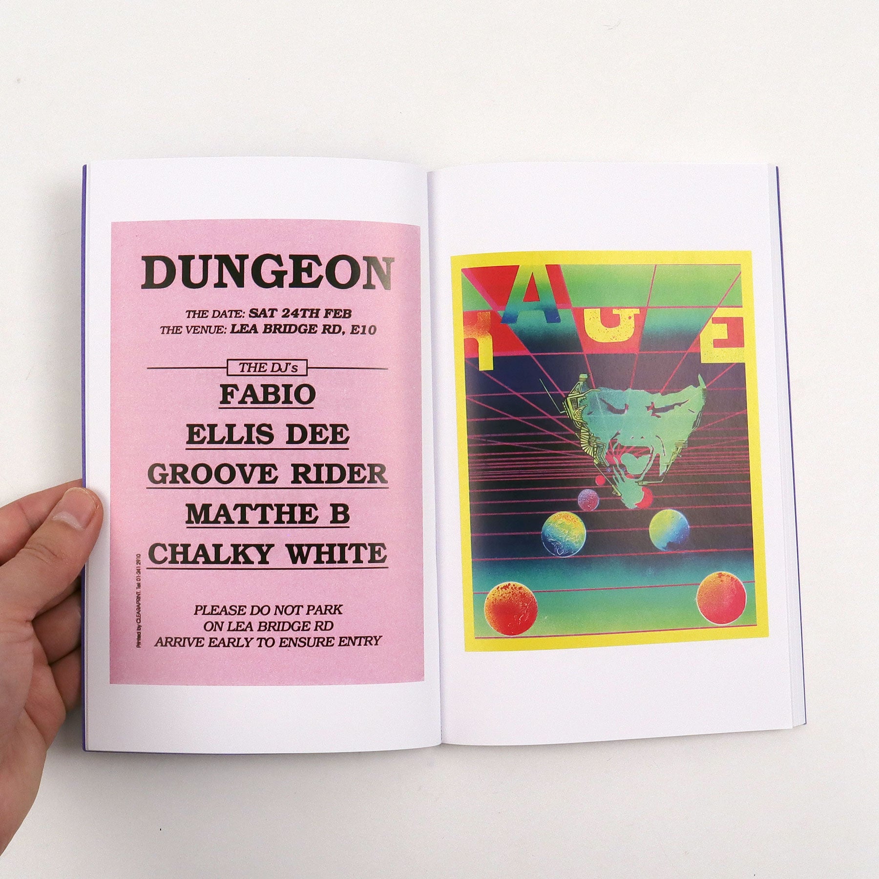 Colpa Press: Rave Flyer Zine Pack (UK + London) — TurntableLab.com