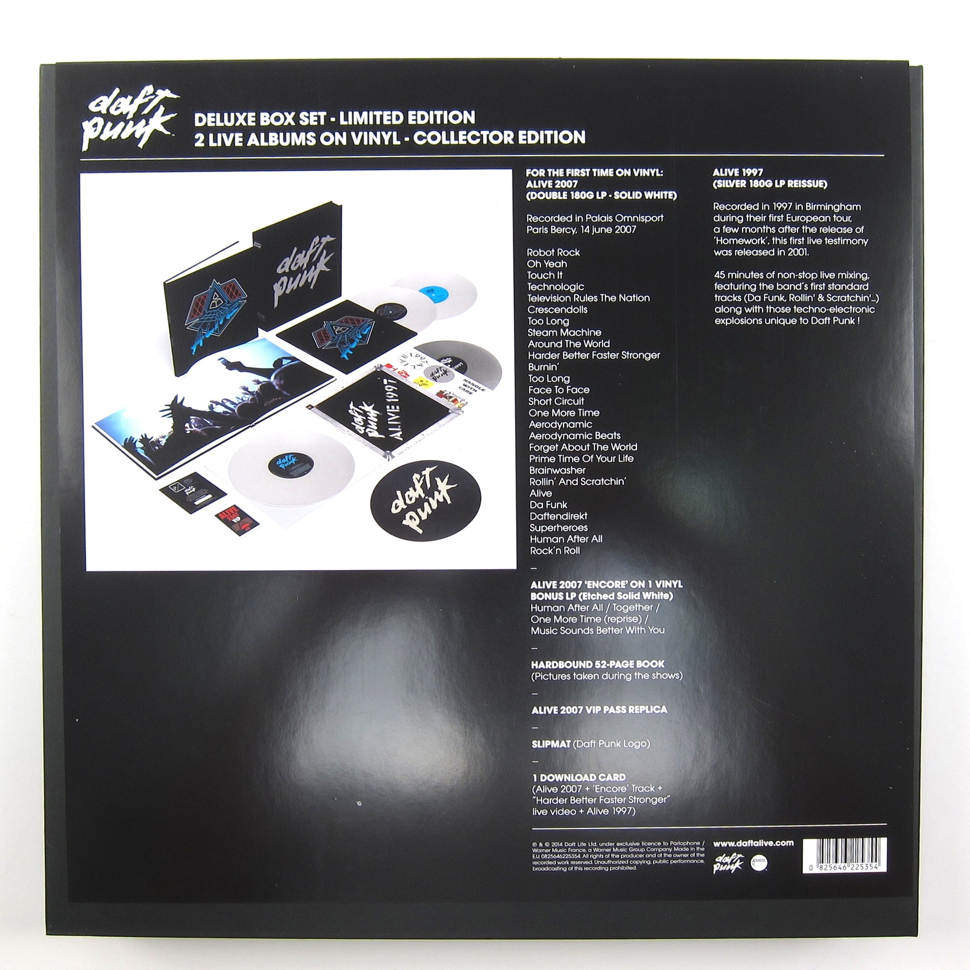 Daft Punk: Alive 1997 + Alive 2007 (180g, Colored Vinyl) 4LP Vinyl Box ...