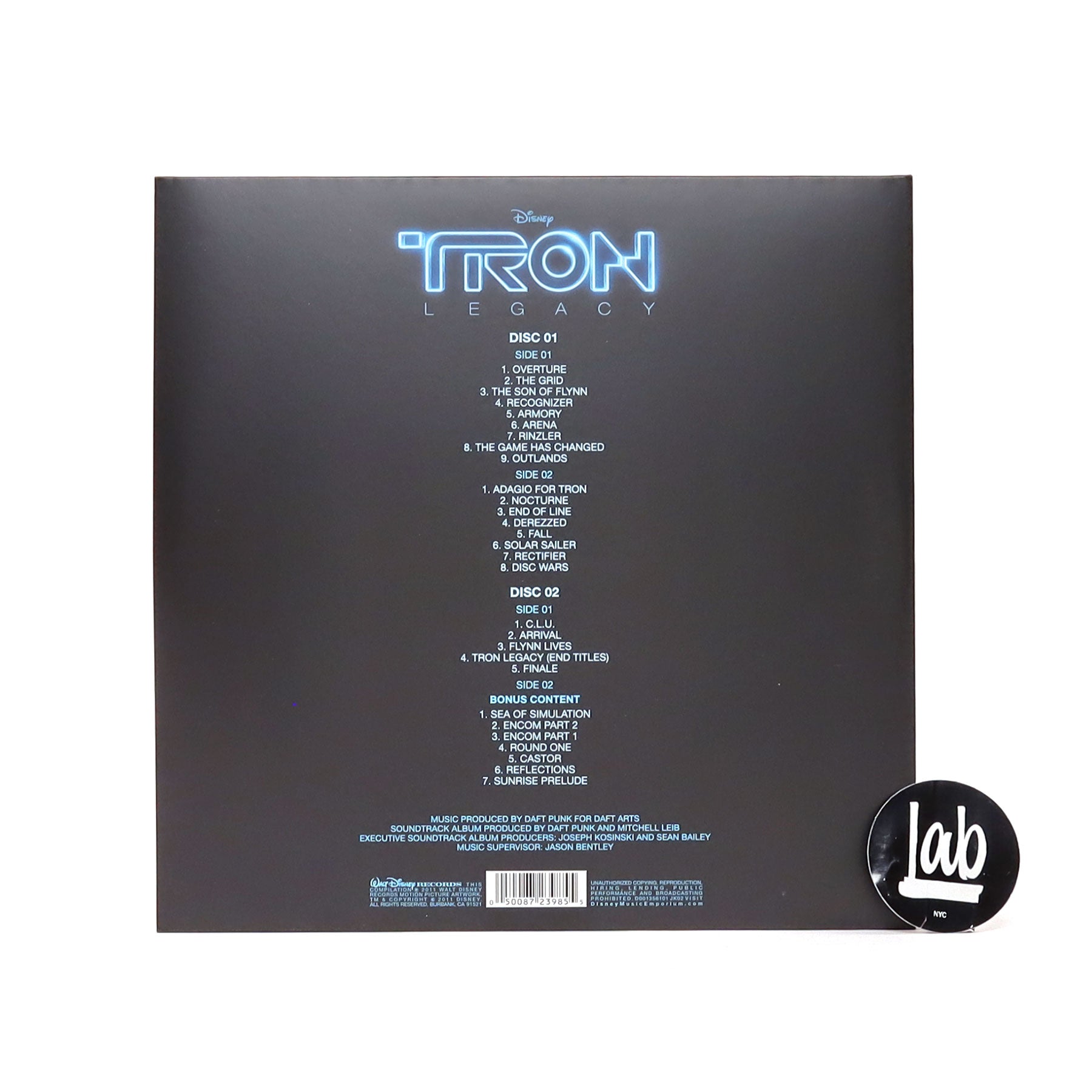 Daft Punk: Tron Legacy Soundtrack (180g) Vinyl 2LP — TurntableLab.com