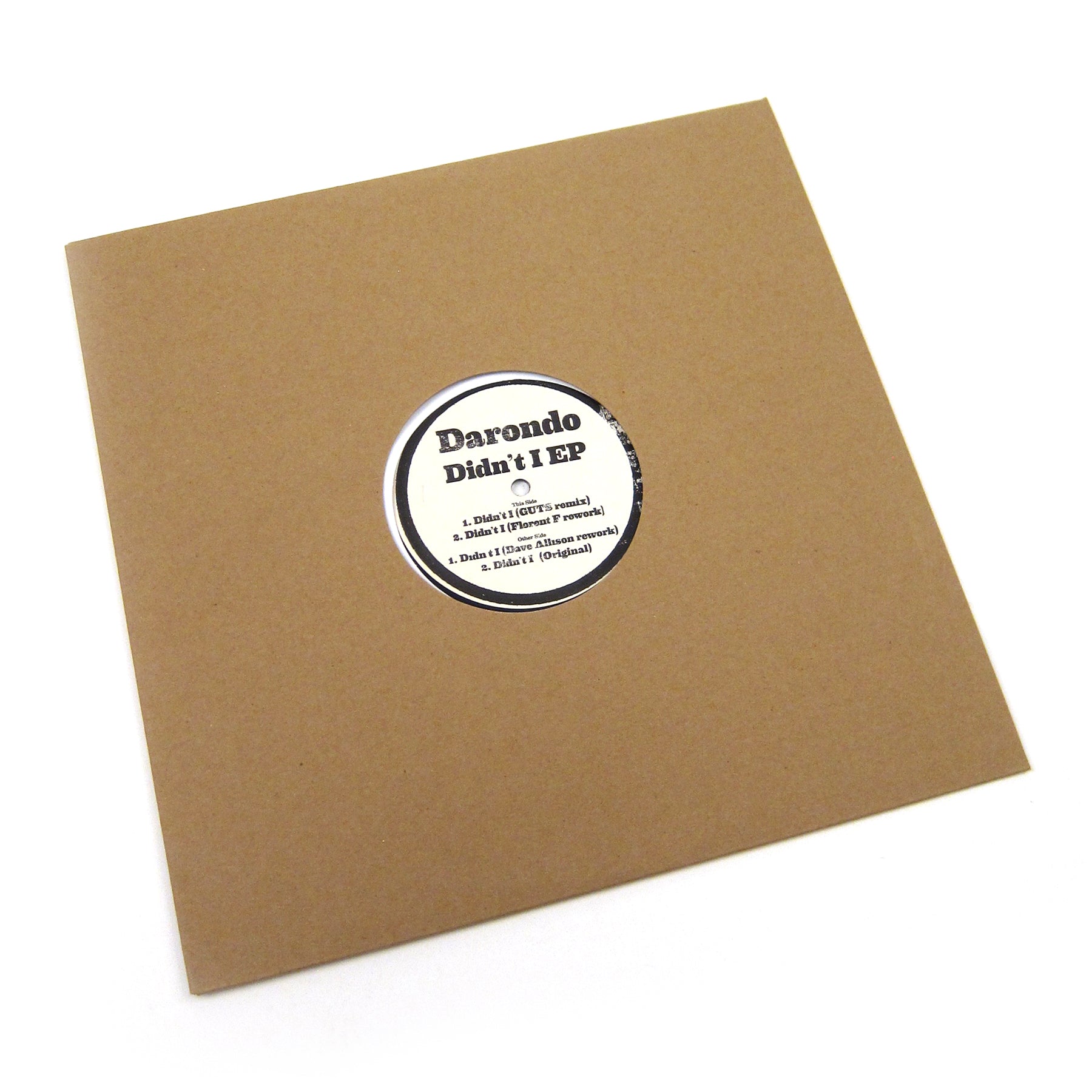 Darondo: Didn't I Edits Vinyl 12" — TurntableLab.com