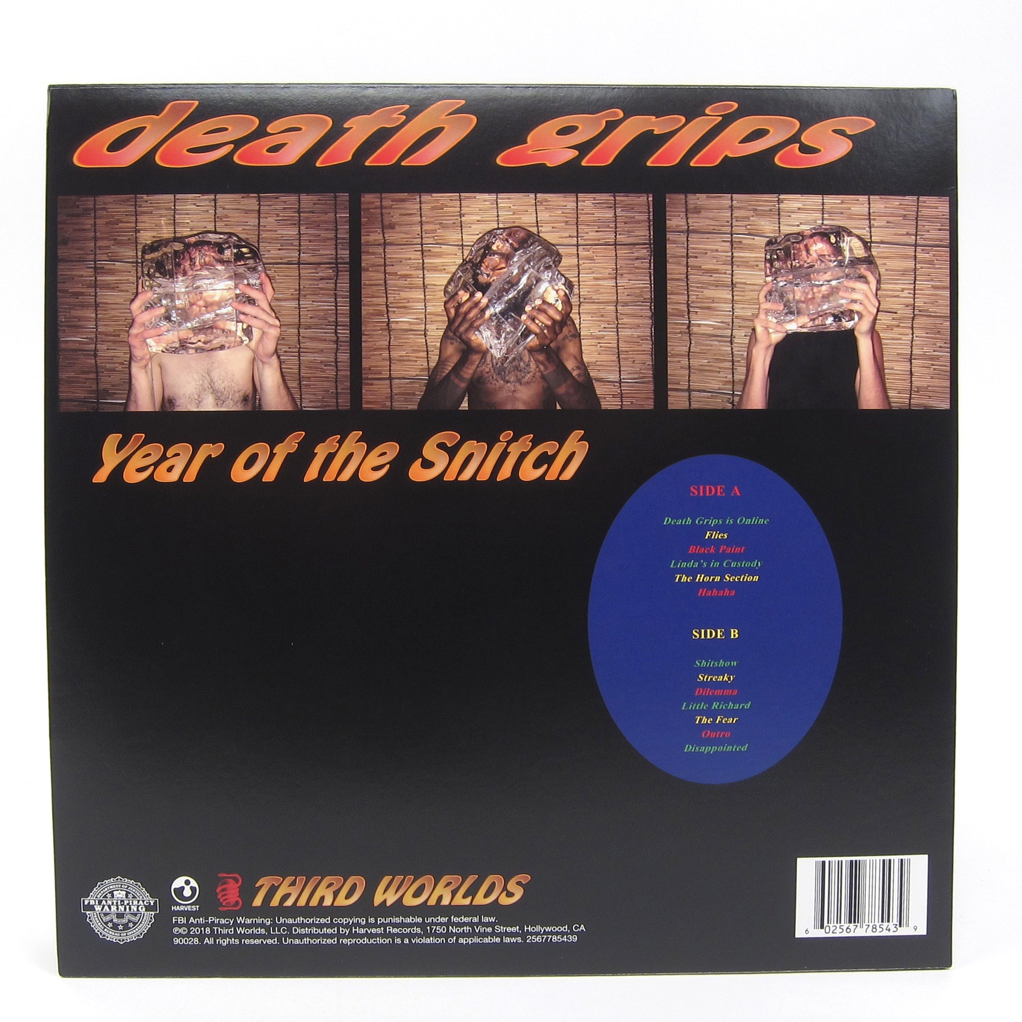 Death Grips: Year Of The Snitch (Indie Exclusive Colored Vinyl) Vinyl ...
