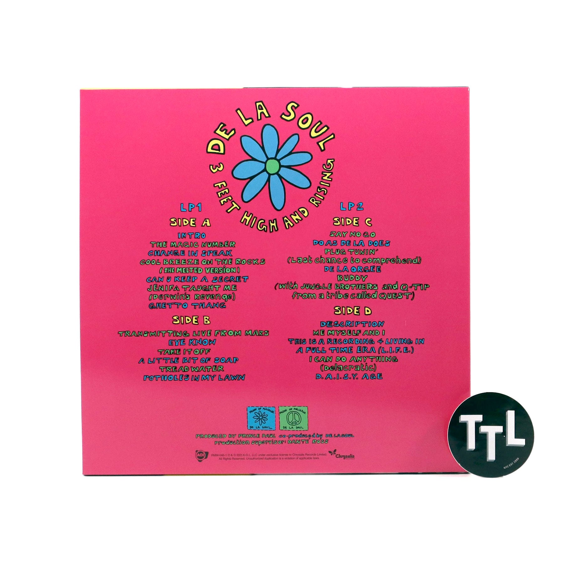 De La Soul: 3 Feet High And Rising (180g) Vinyl 2LP — TurntableLab.com