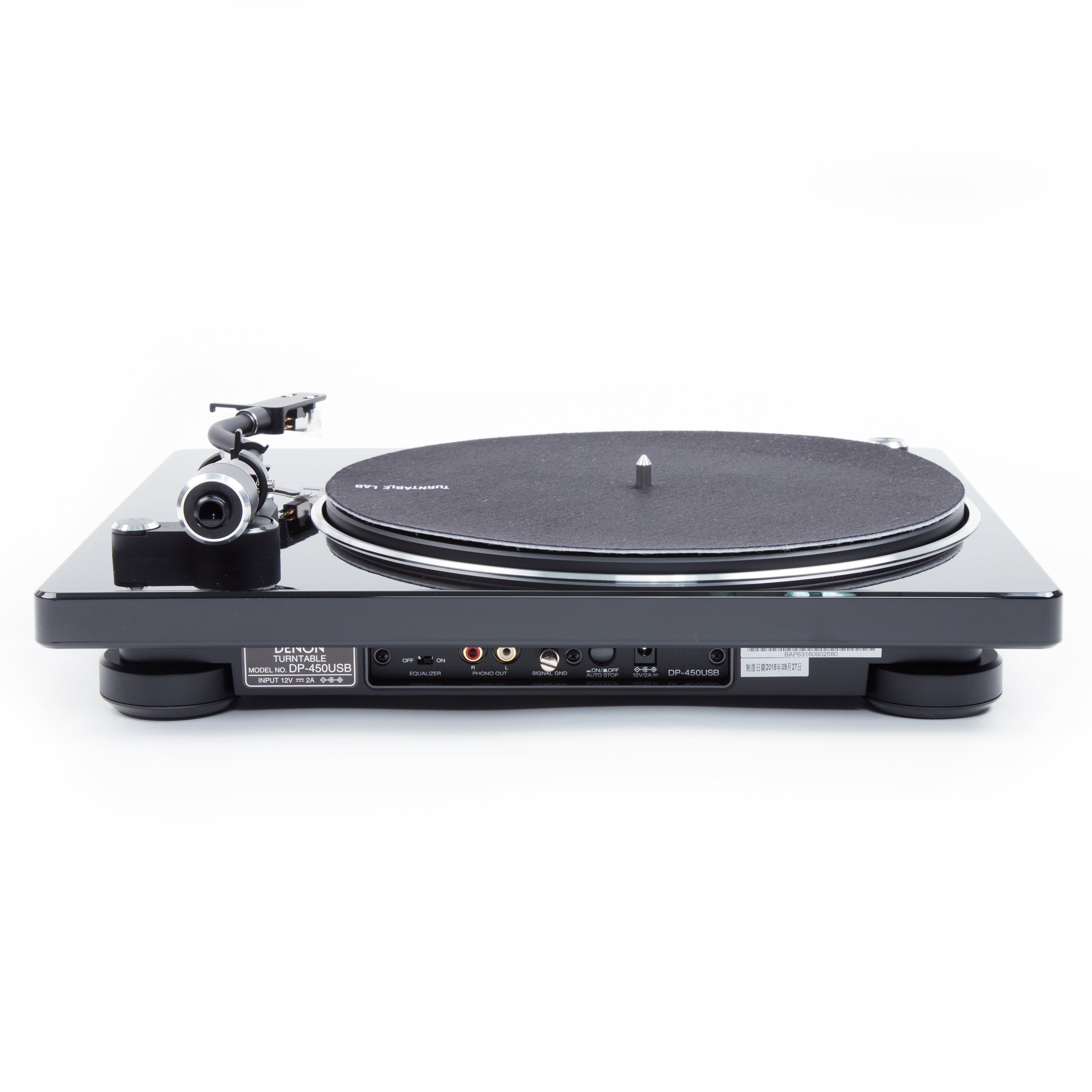Denon: DP-450USB Turntable - Black (DP450 USB) — TurntableLab.com