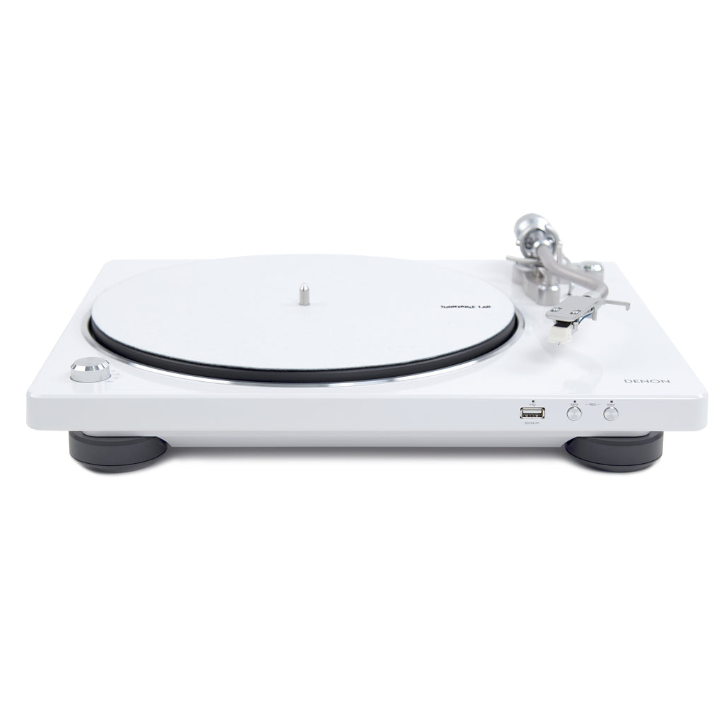 Denon: DP-450USB Turntable - White – TurntableLab.com