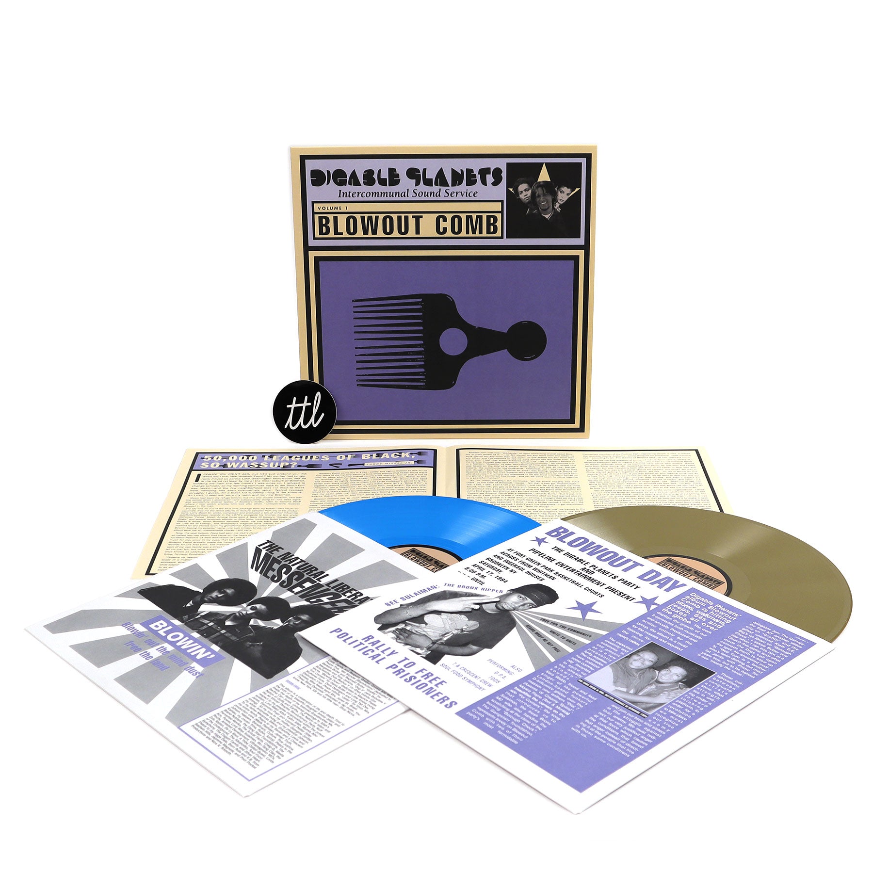 Digable Planets: Blowout Comb (Blue & Gold Colored Vinyl) Vinyl 2LP ...
