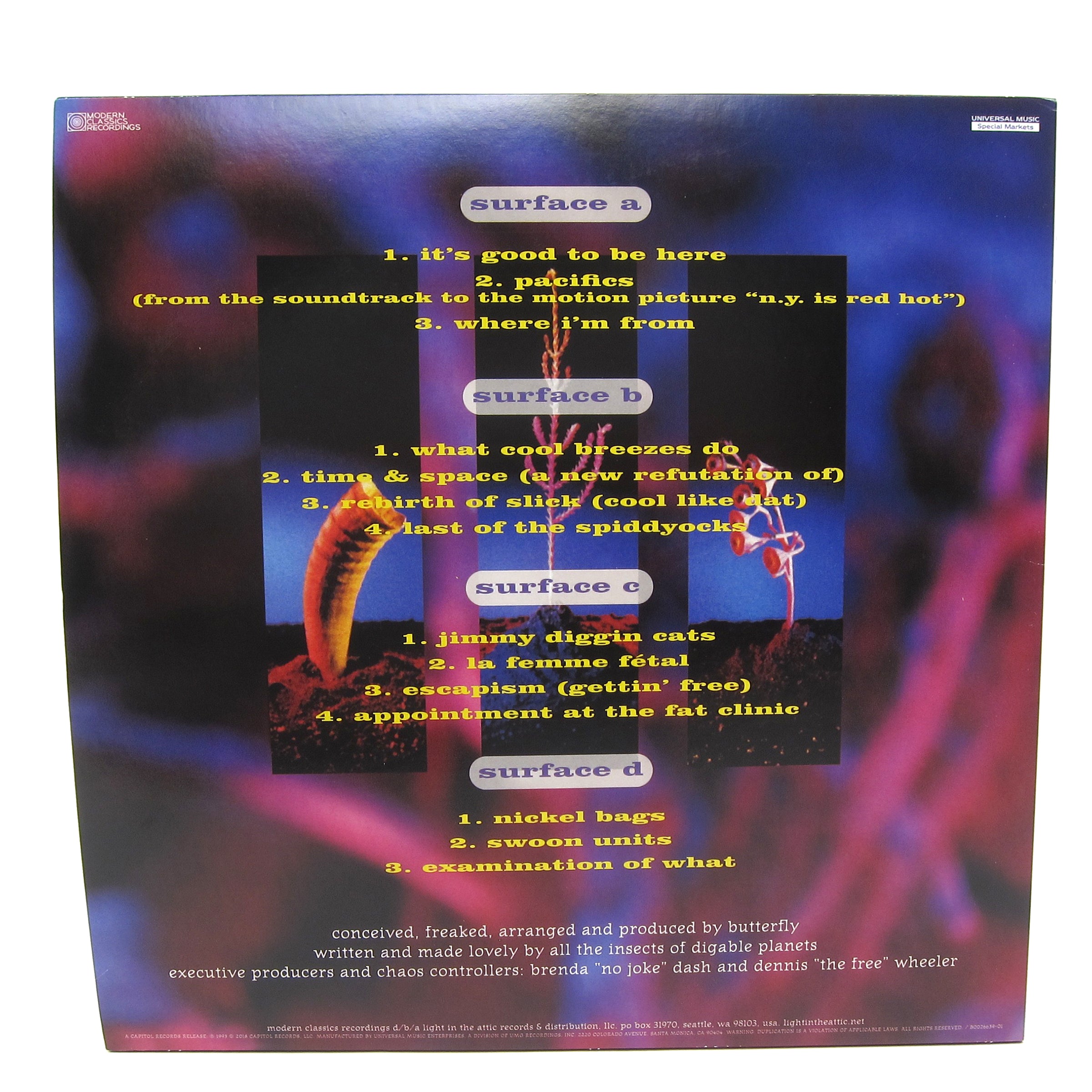 Digable Planets: Reachin' (A New Refutation of Time and Space) Vinyl 2 ...