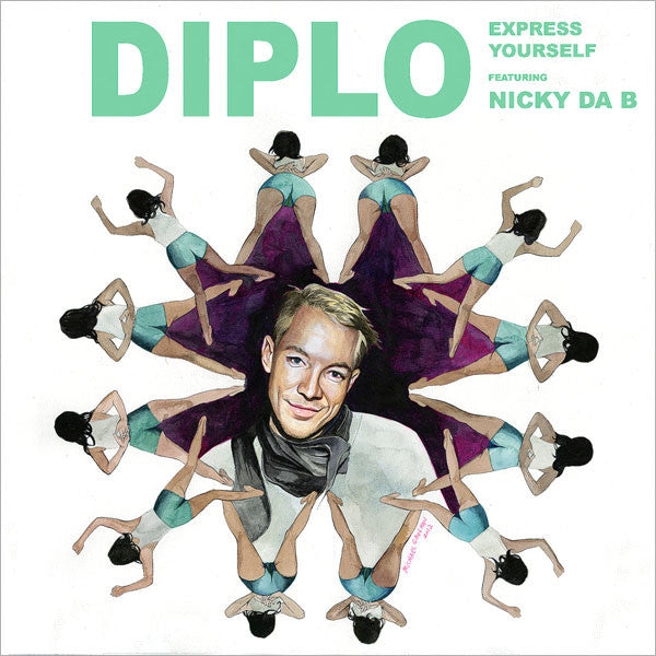 Diplo: Express Yourself (feat. Nicky Da B) 7" — TurntableLab.com