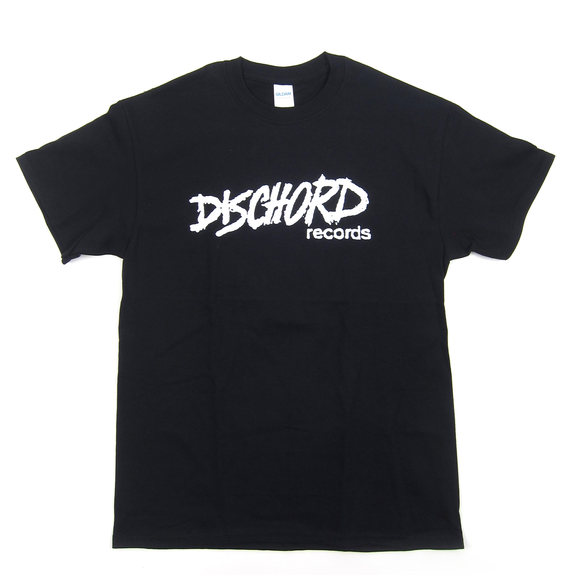 Dischord Records: Old Logo Shirt - Black — TurntableLab.com