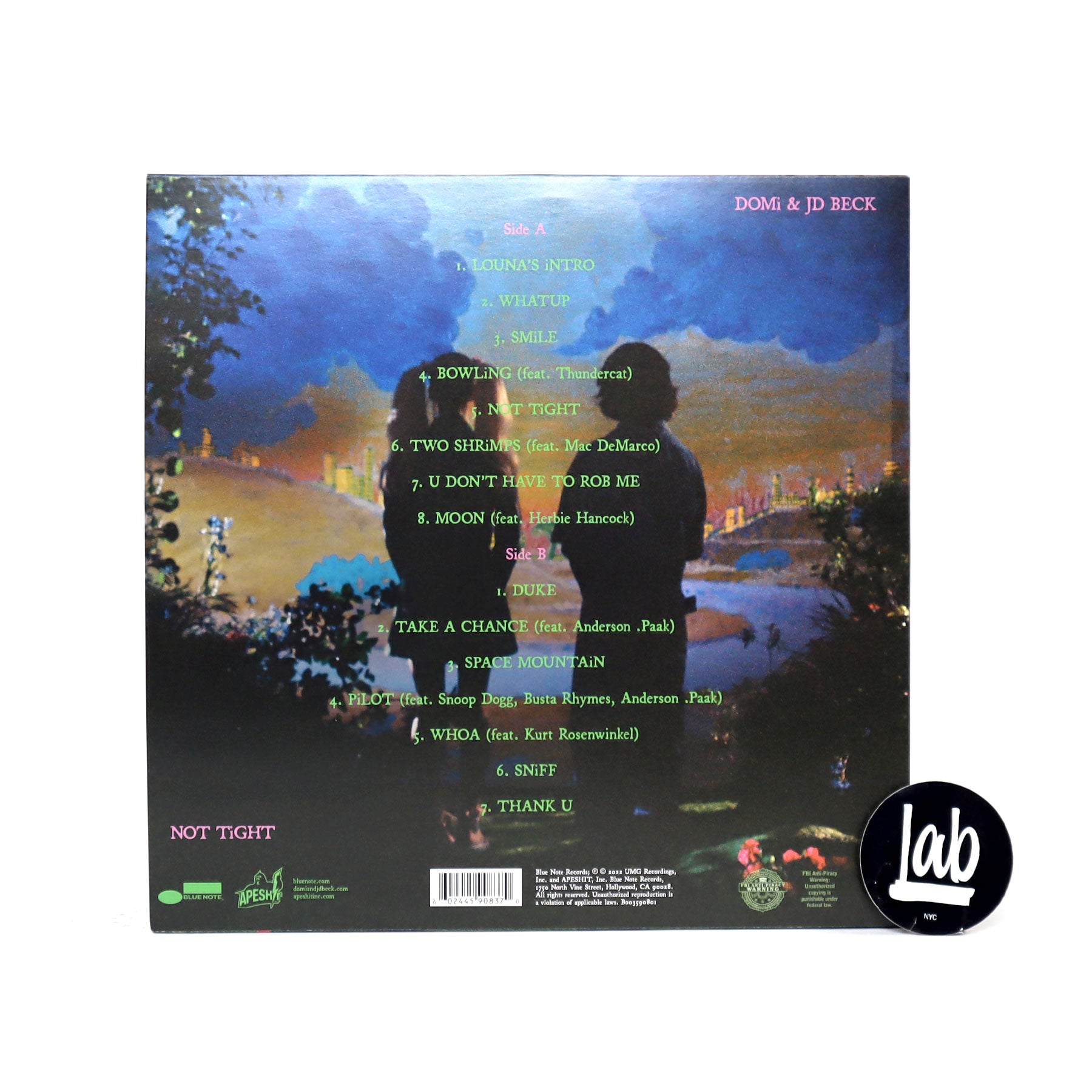 Domi & JD Beck: Not Tight (180g) Vinyl LP — TurntableLab.com