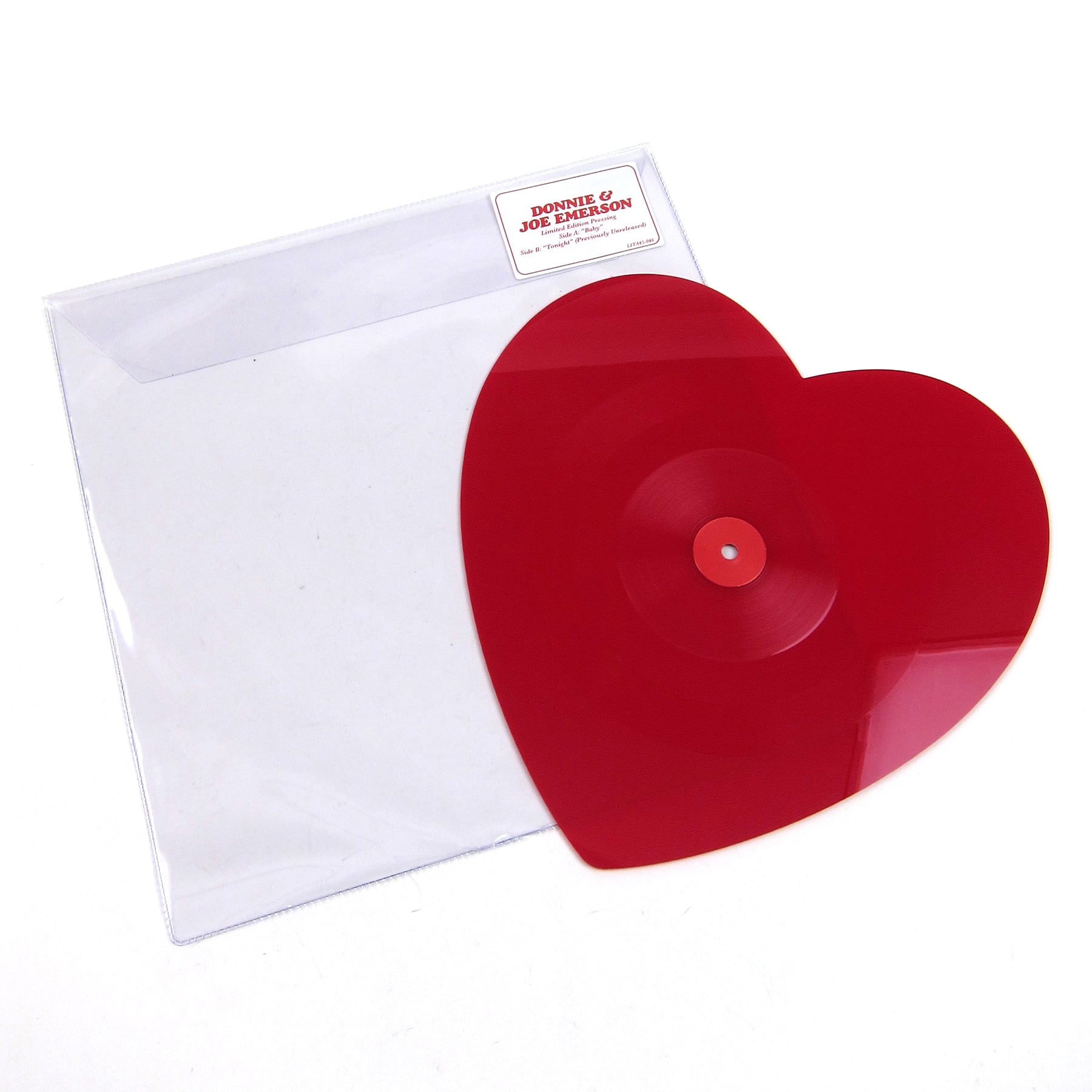 Donnie & Joe Emerson: Baby (Heart Shaped Colored Vinyl) Vinyl 7 ...