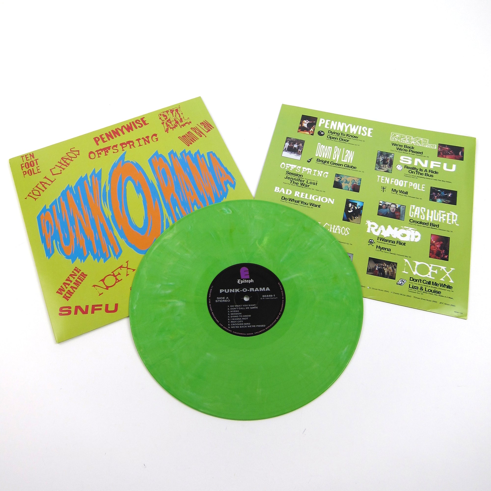 Epitaph: Punk-O-Rama (Colored Vinyl) Vinyl LP — TurntableLab.com
