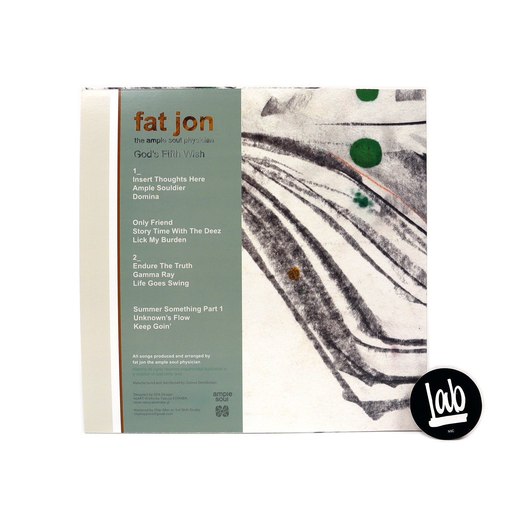 Fat Jon: God's Fifth Wish (Colored Vinyl) Vinyl LP — TurntableLab.com