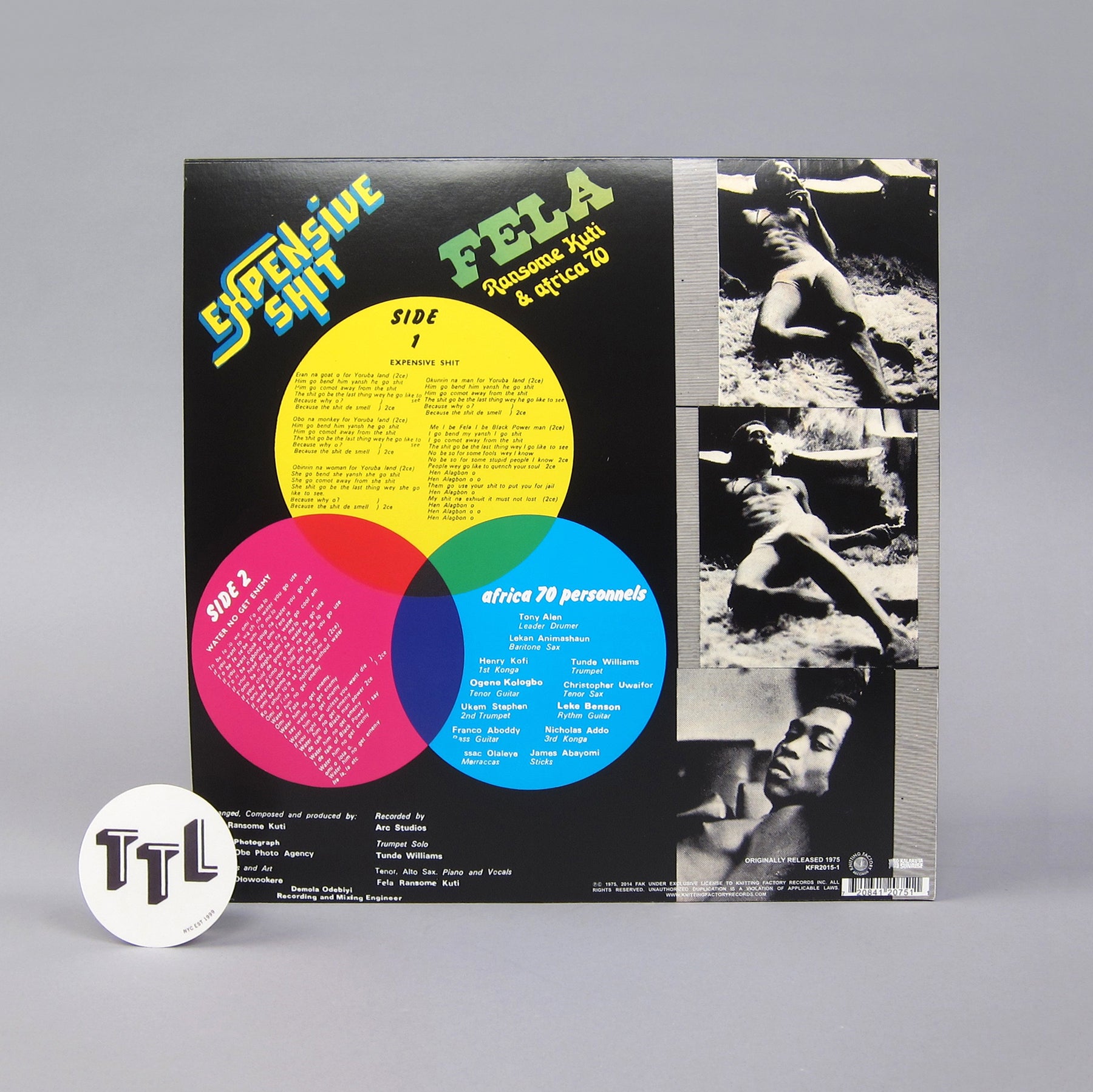 Fela Ransome Kuti & Africa 70: Expensive Sh*t (Colored Vinyl) Vinyl LP ...