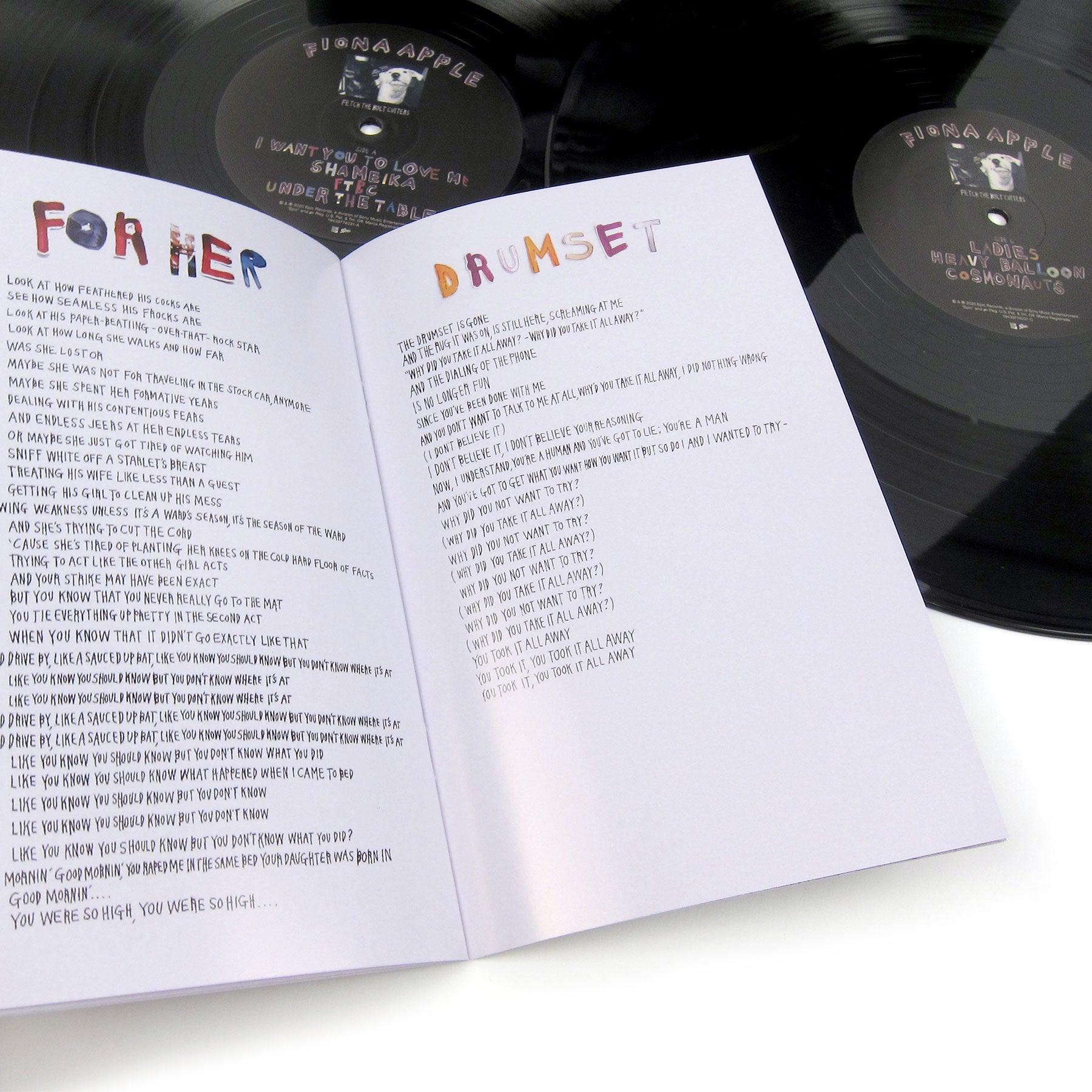 Fiona Apple: Fetch The Bolt Cutters (180g) Vinyl 2LP — TurntableLab.com