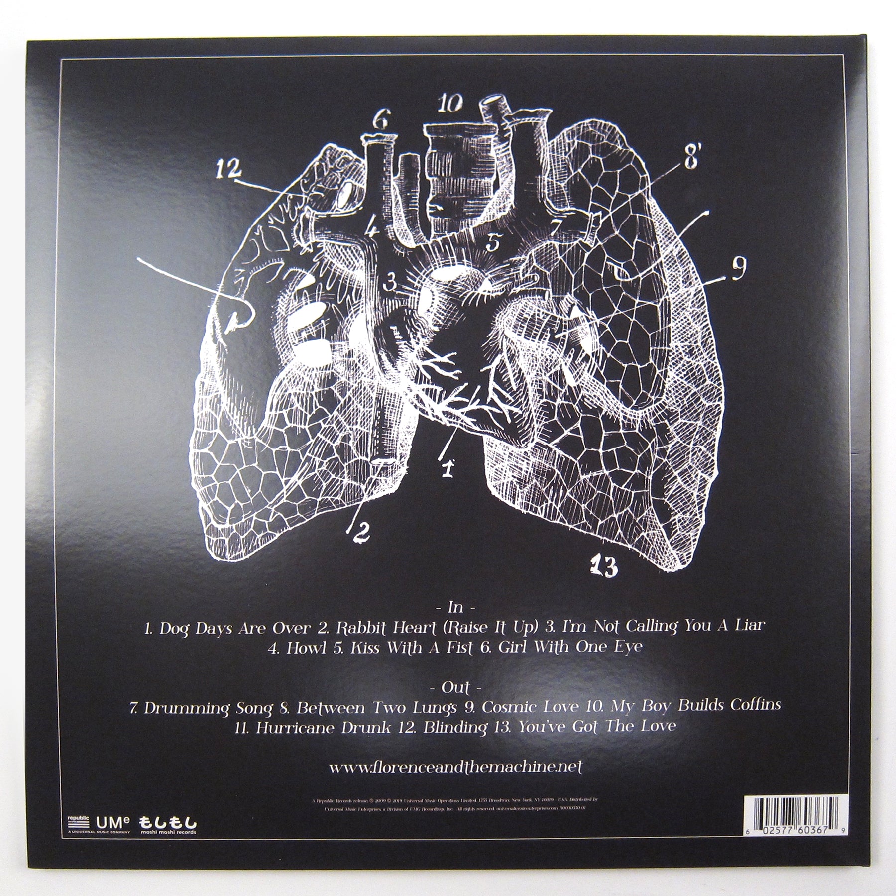 Florence And The Machine: Lungs 10th Anniversary Edition (Colored Viny ...