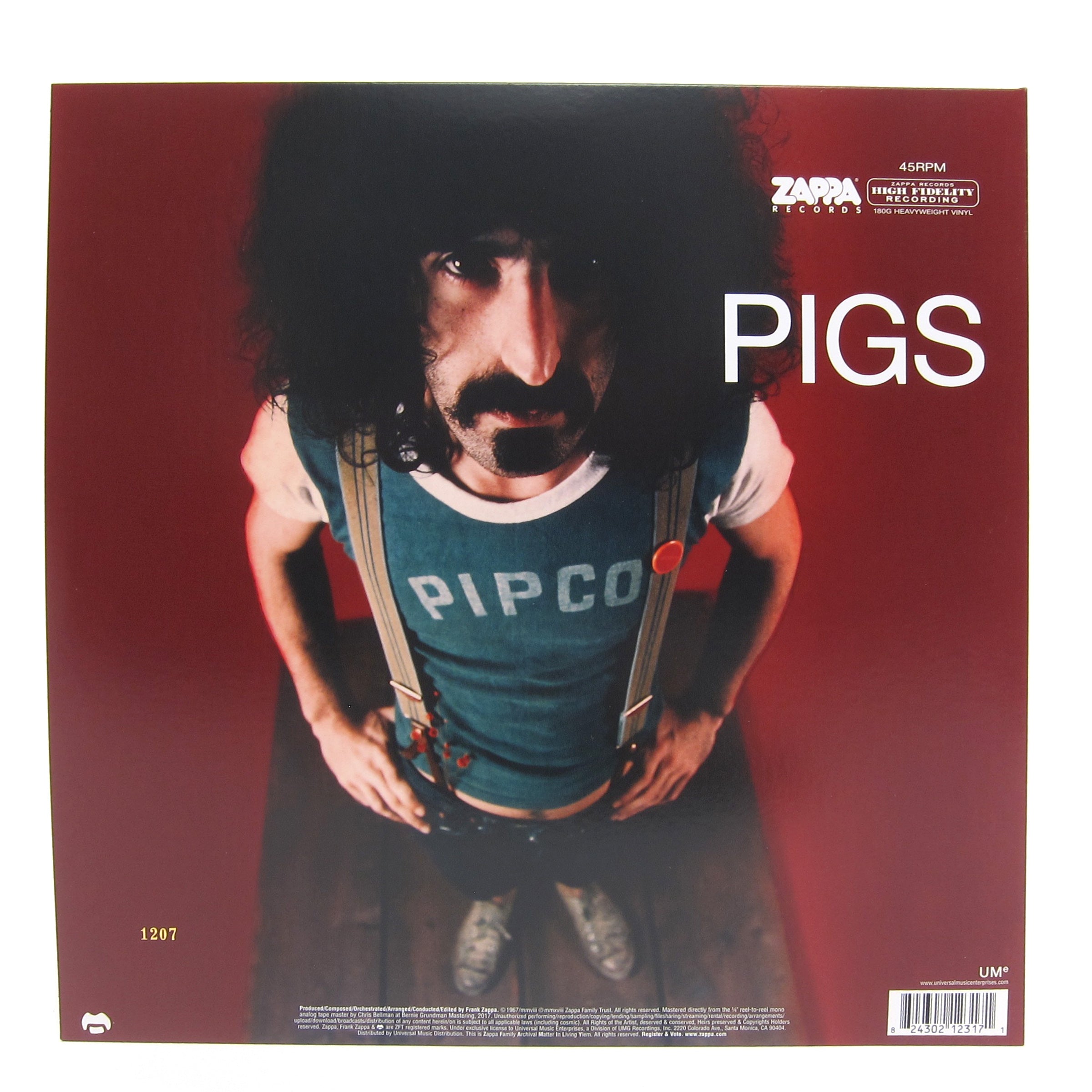 Frank Zappa: Lumpy Gravy - Primordial (Colored Vinyl) Vinyl LP (Record ...