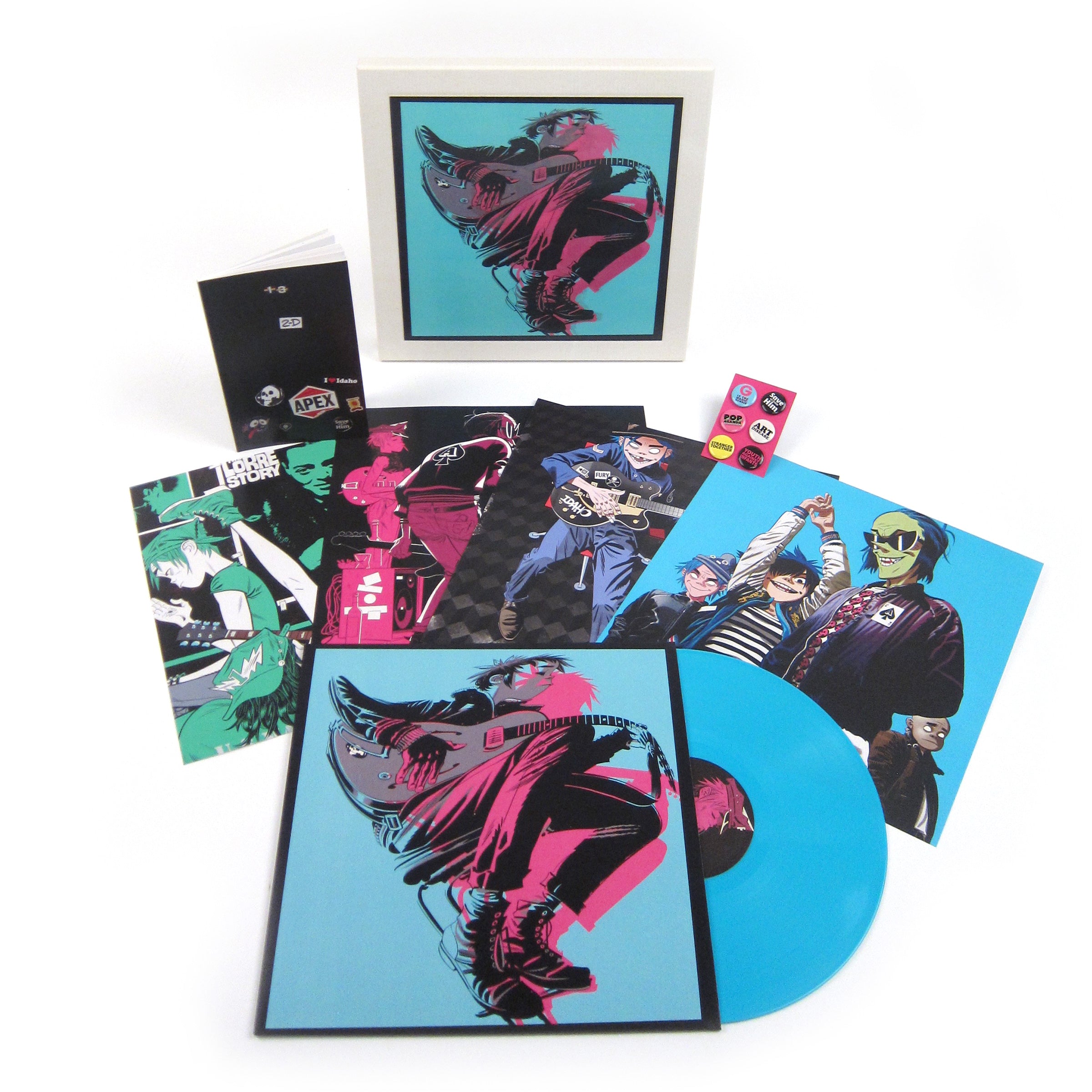 Gorillaz: The Now Now (180g, Colored Vinyl) Vinyl LP Boxset ...