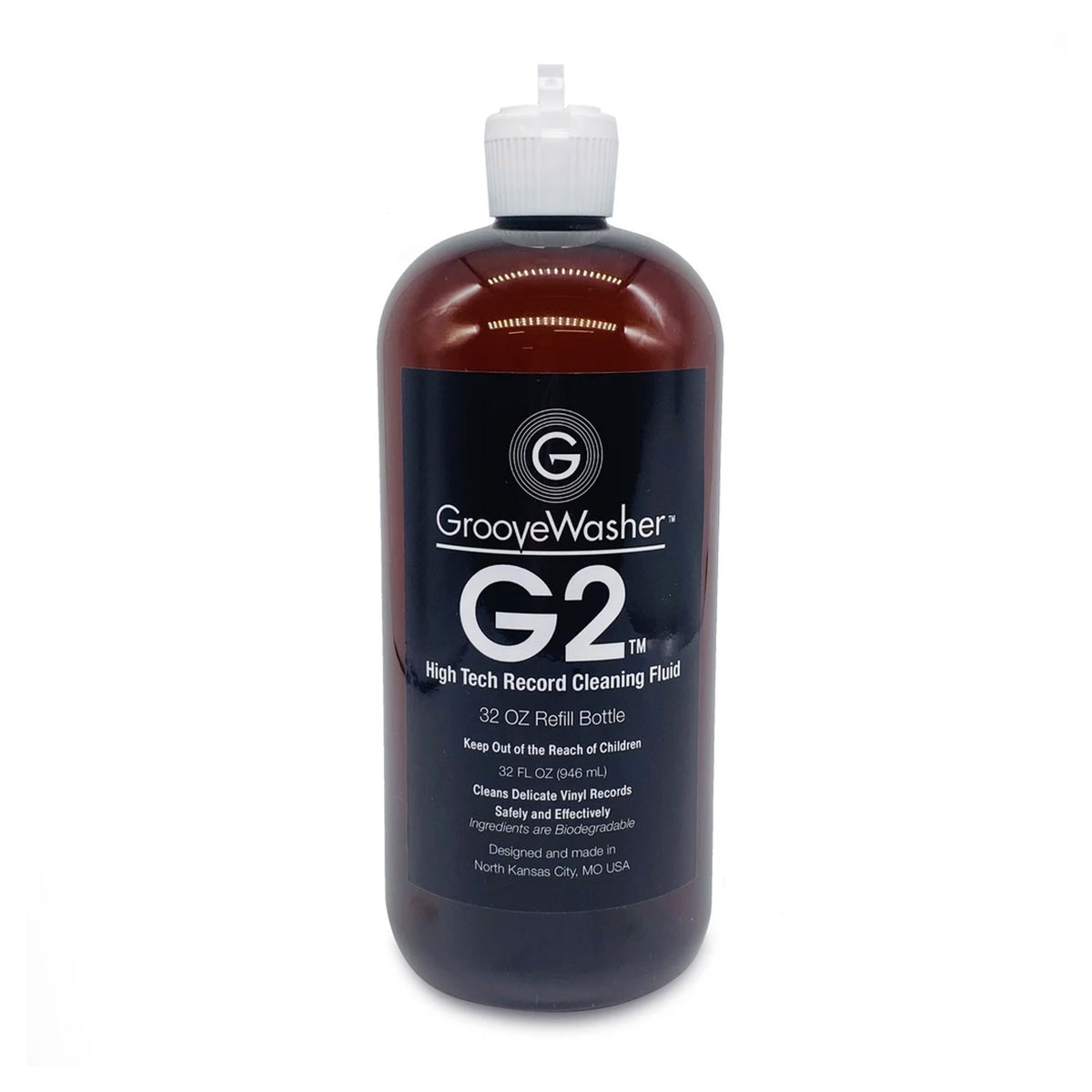 GrooveWasher: G2 Record Cleaning Fluid 32oz Refill Bottle ...